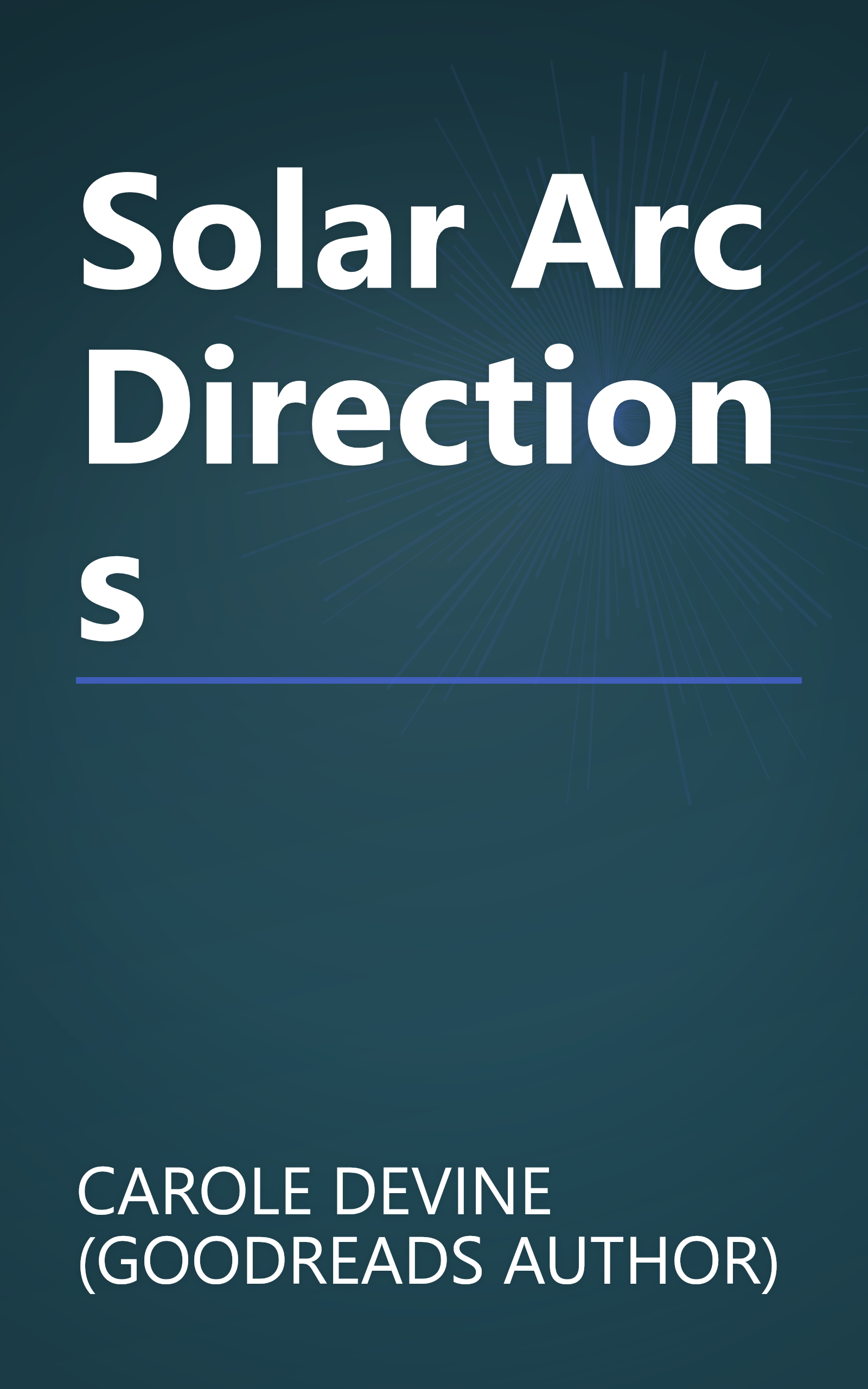 Solar Arc Directions book cover