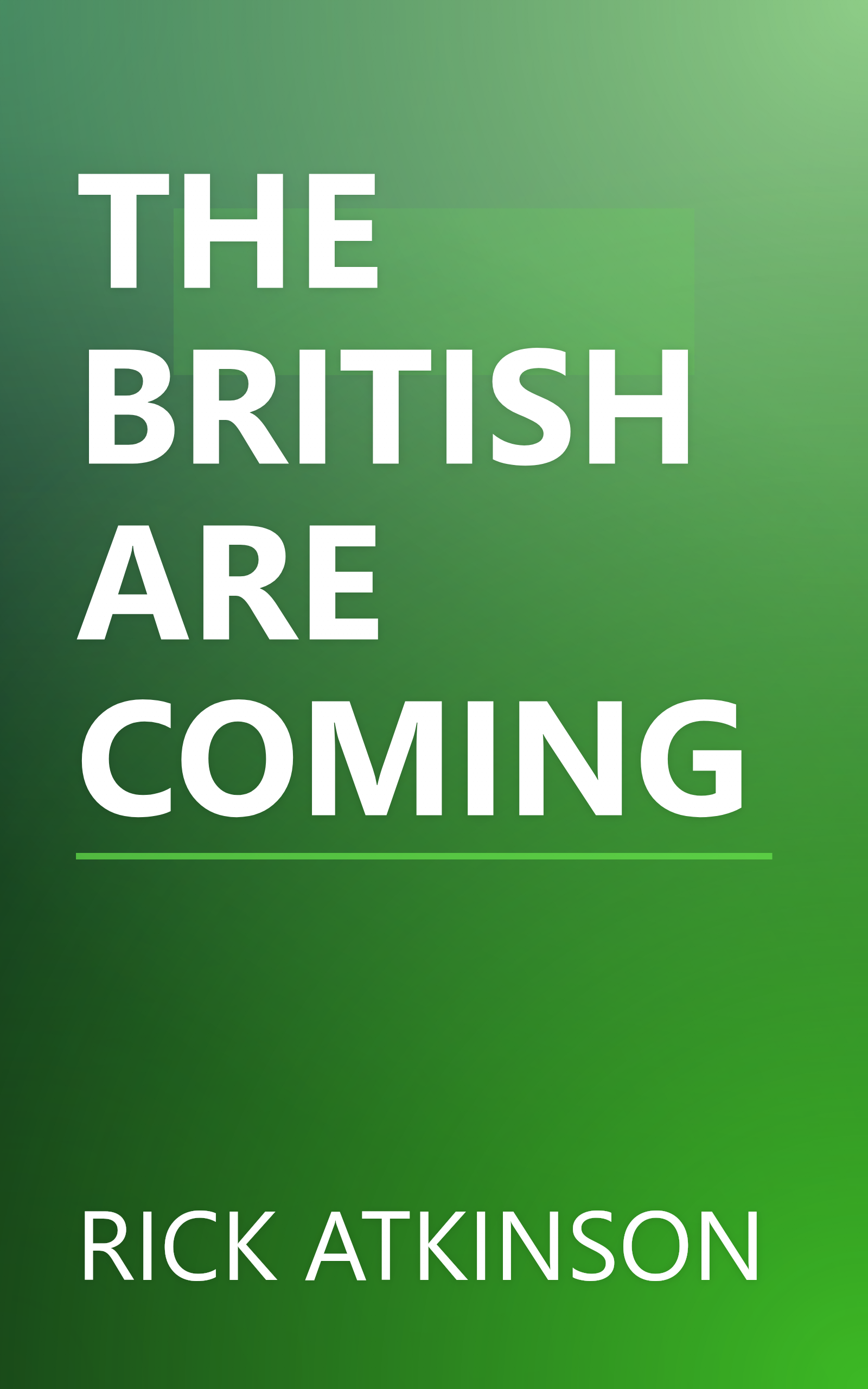 THE BRITISH ARE COMING book cover