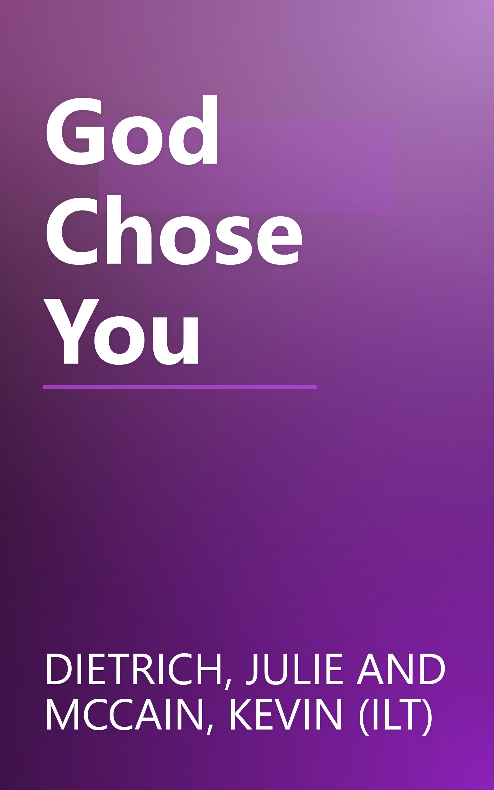 God Chose You book cover