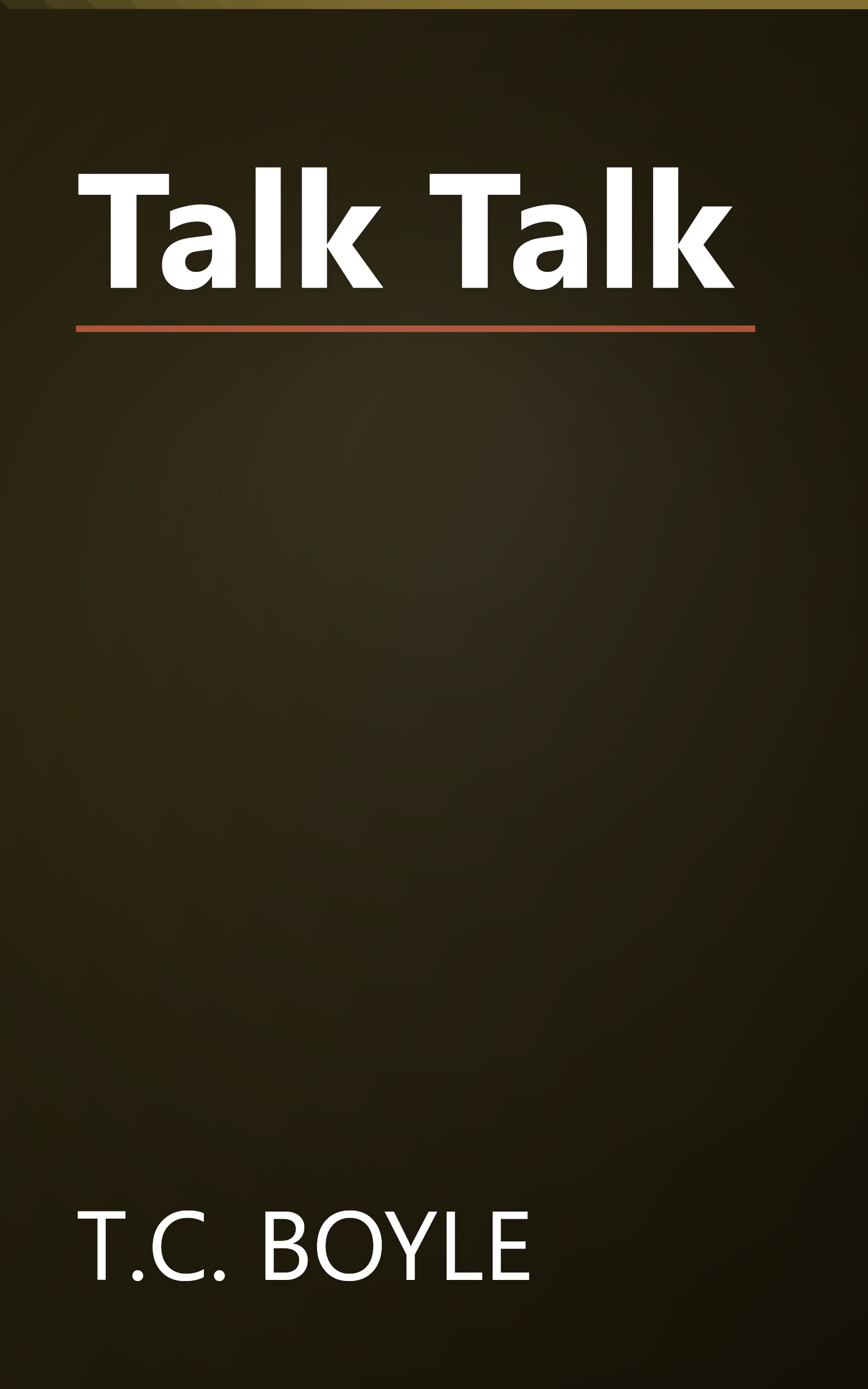 Talk Talk book cover