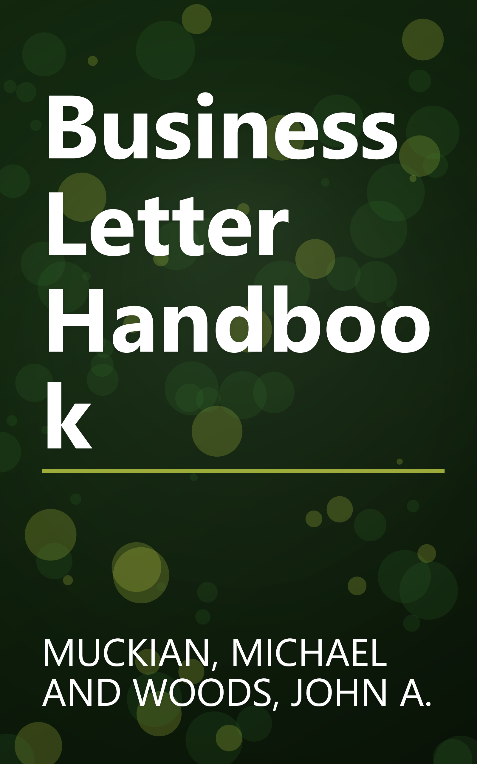 Business Letter Handbook book cover