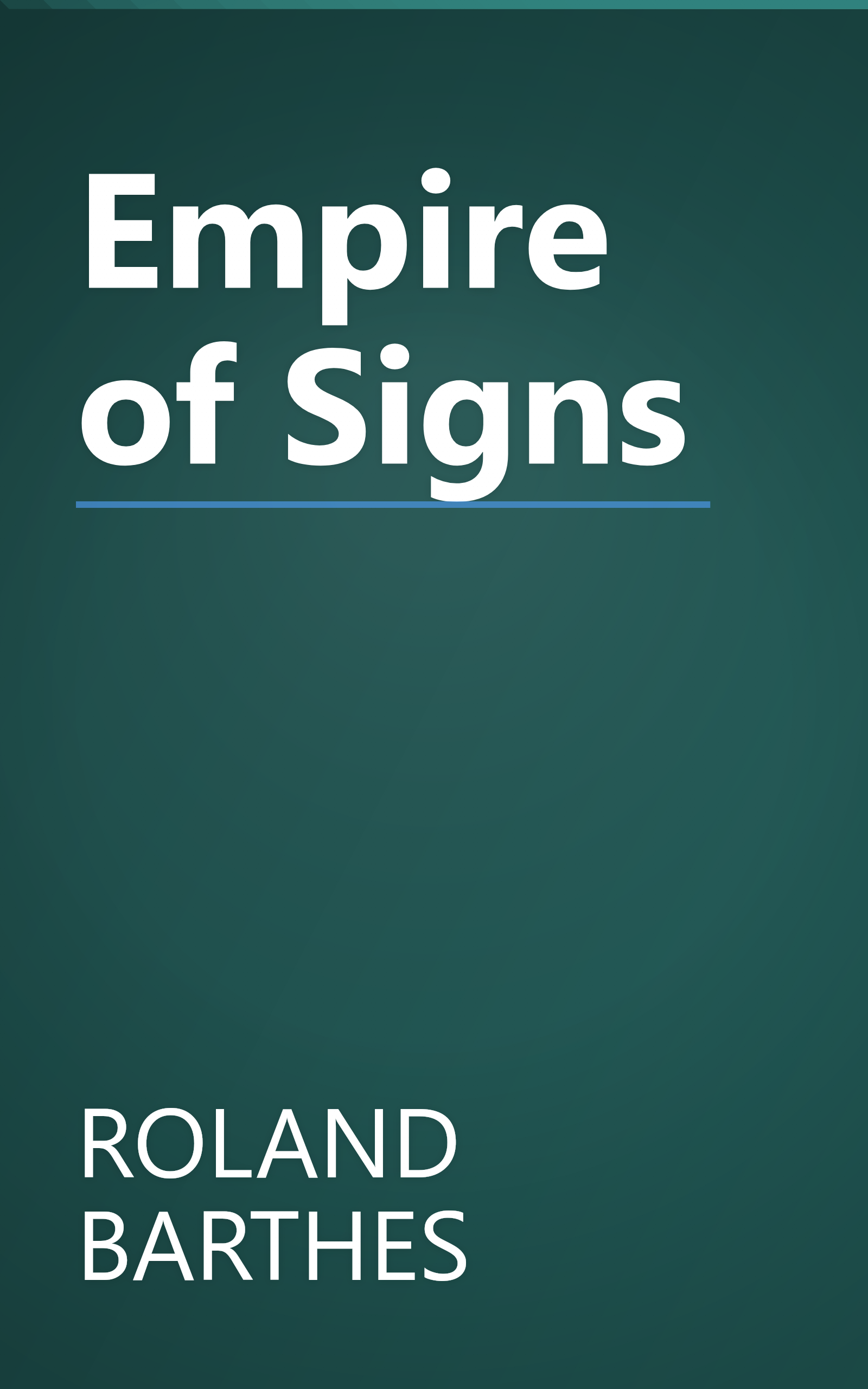 Empire of Signs book cover