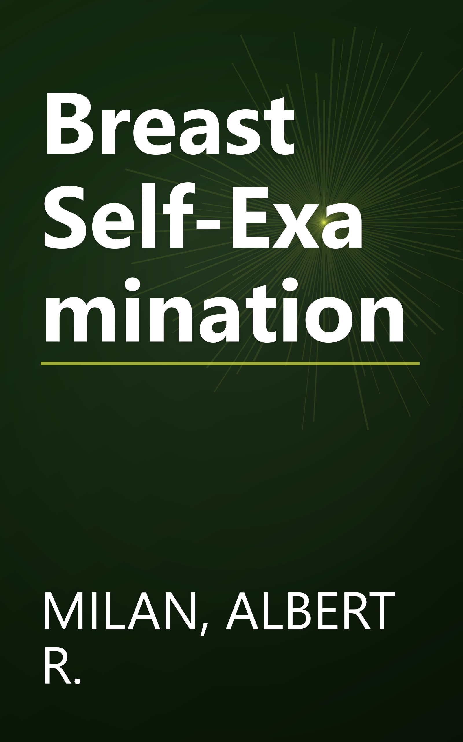 Breast Self-Examination book cover