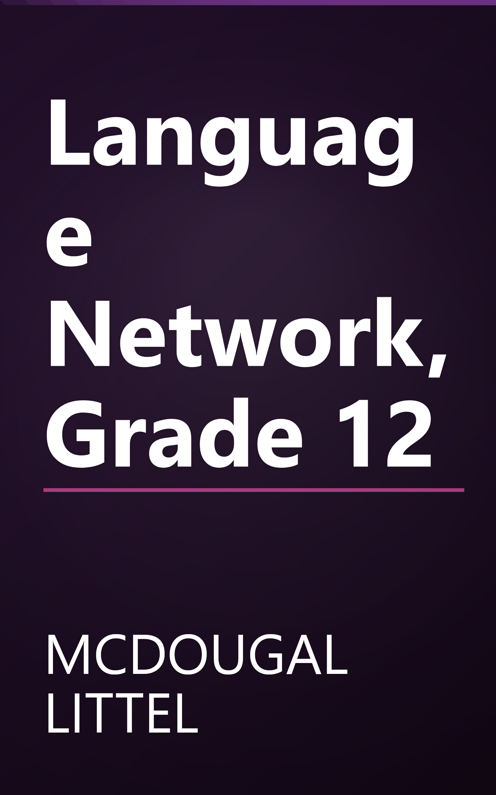 Language Network, Grade 12 book cover