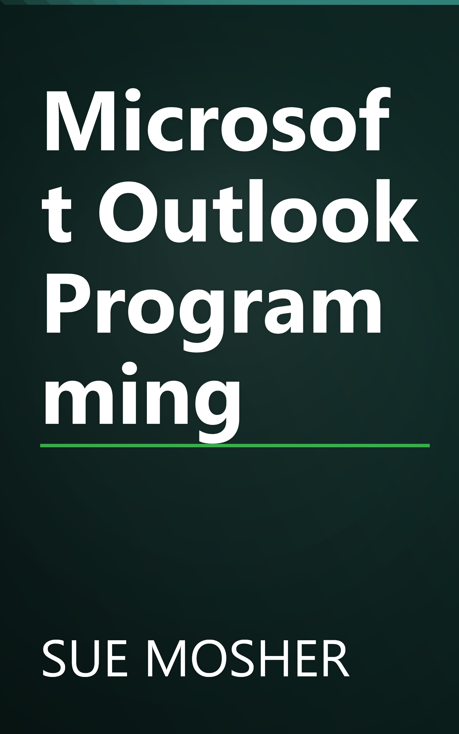 Microsoft Outlook Programming book cover