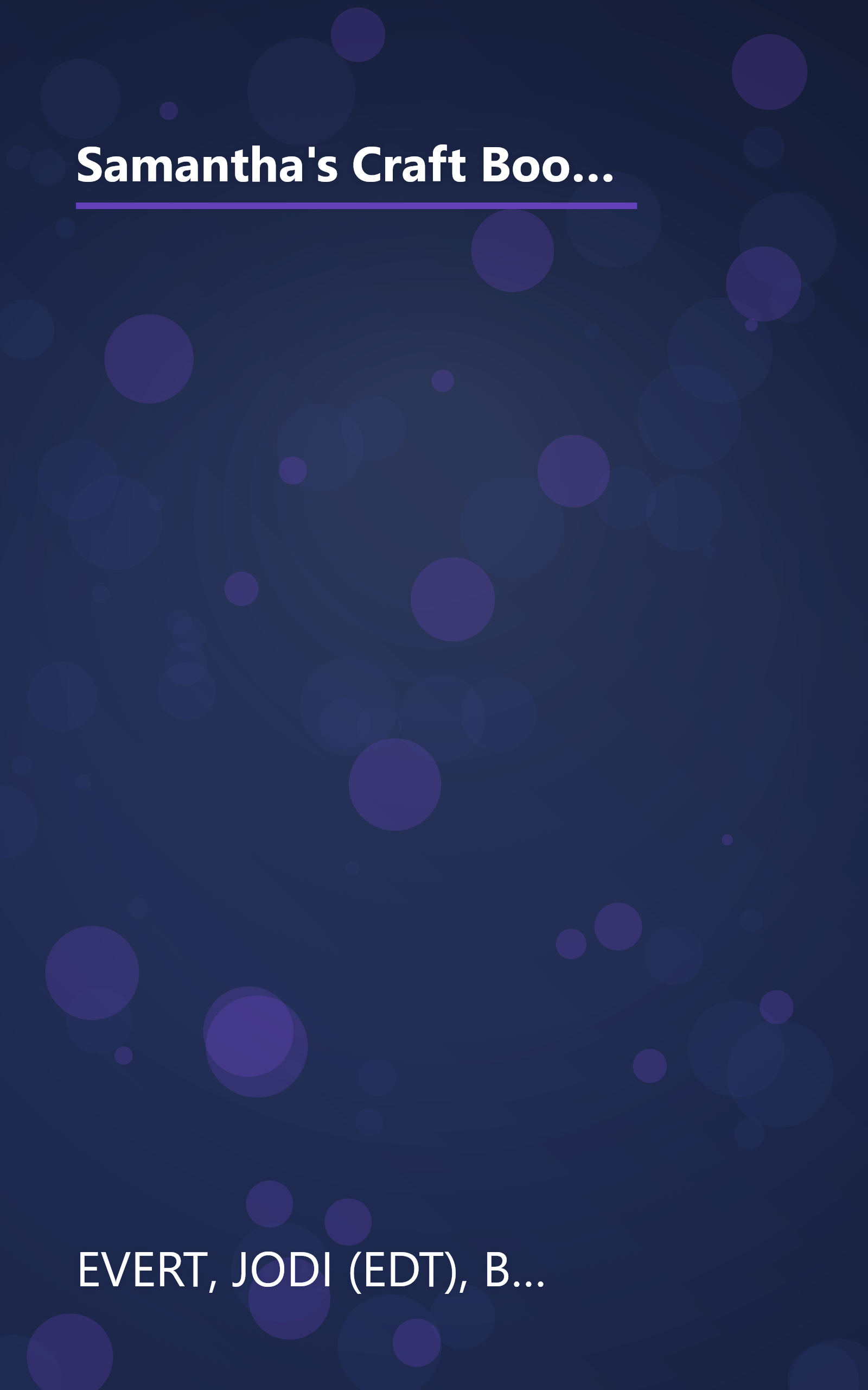 Samantha's Craft Book: A Look at Crafts from the Past With Projects You Can Make Today (American Girls Pastimes Collection) book cover