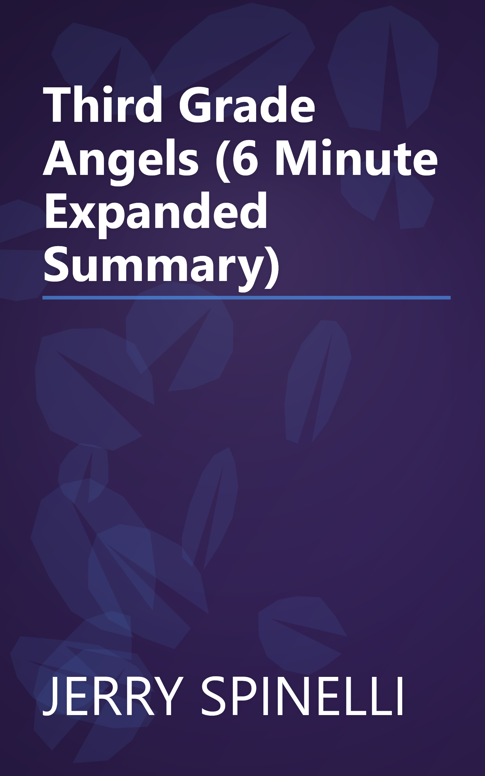 Third Grade Angels (6 Minute   Expanded Summary) book cover