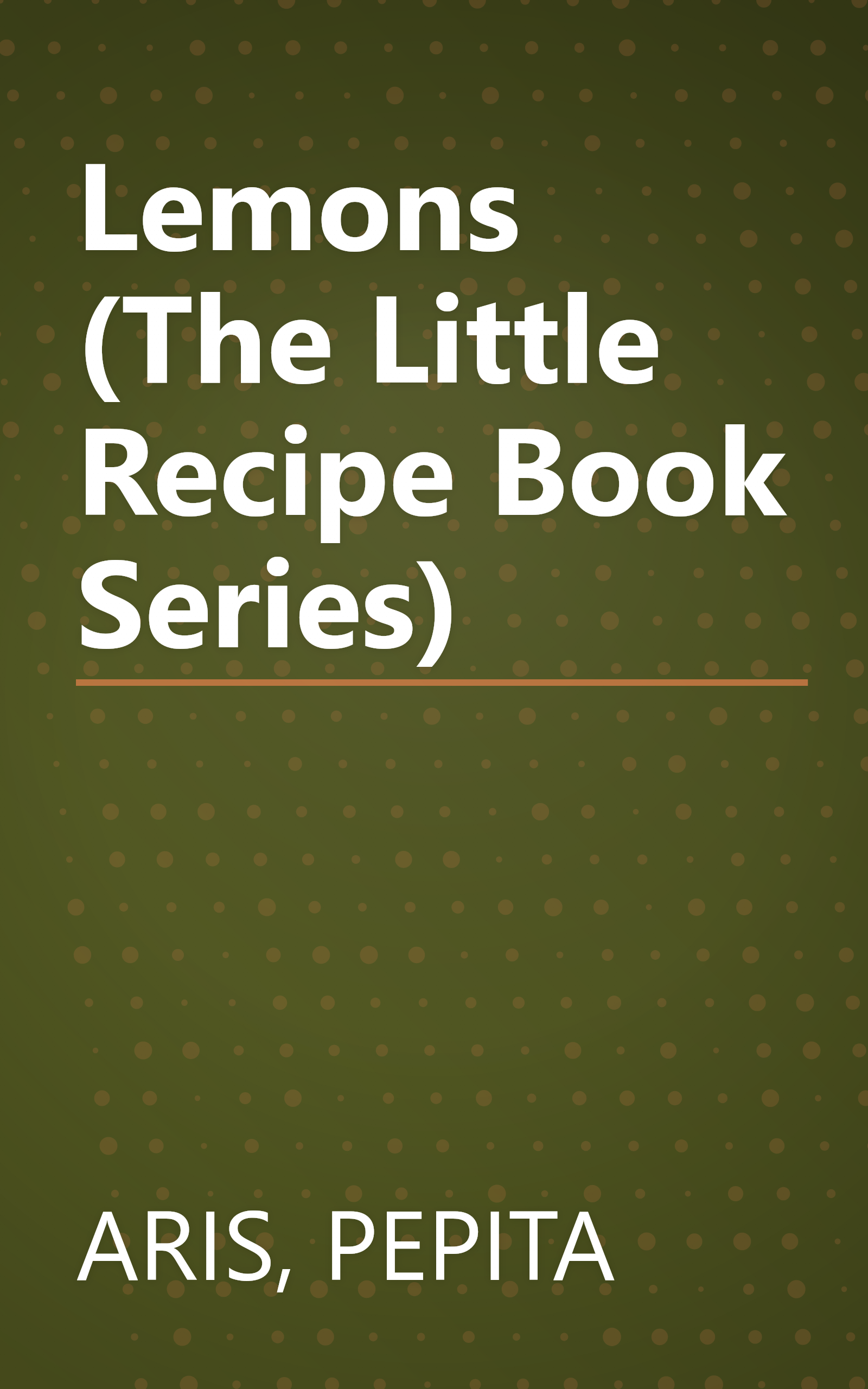 Lemons (The Little Recipe Book Series) book cover