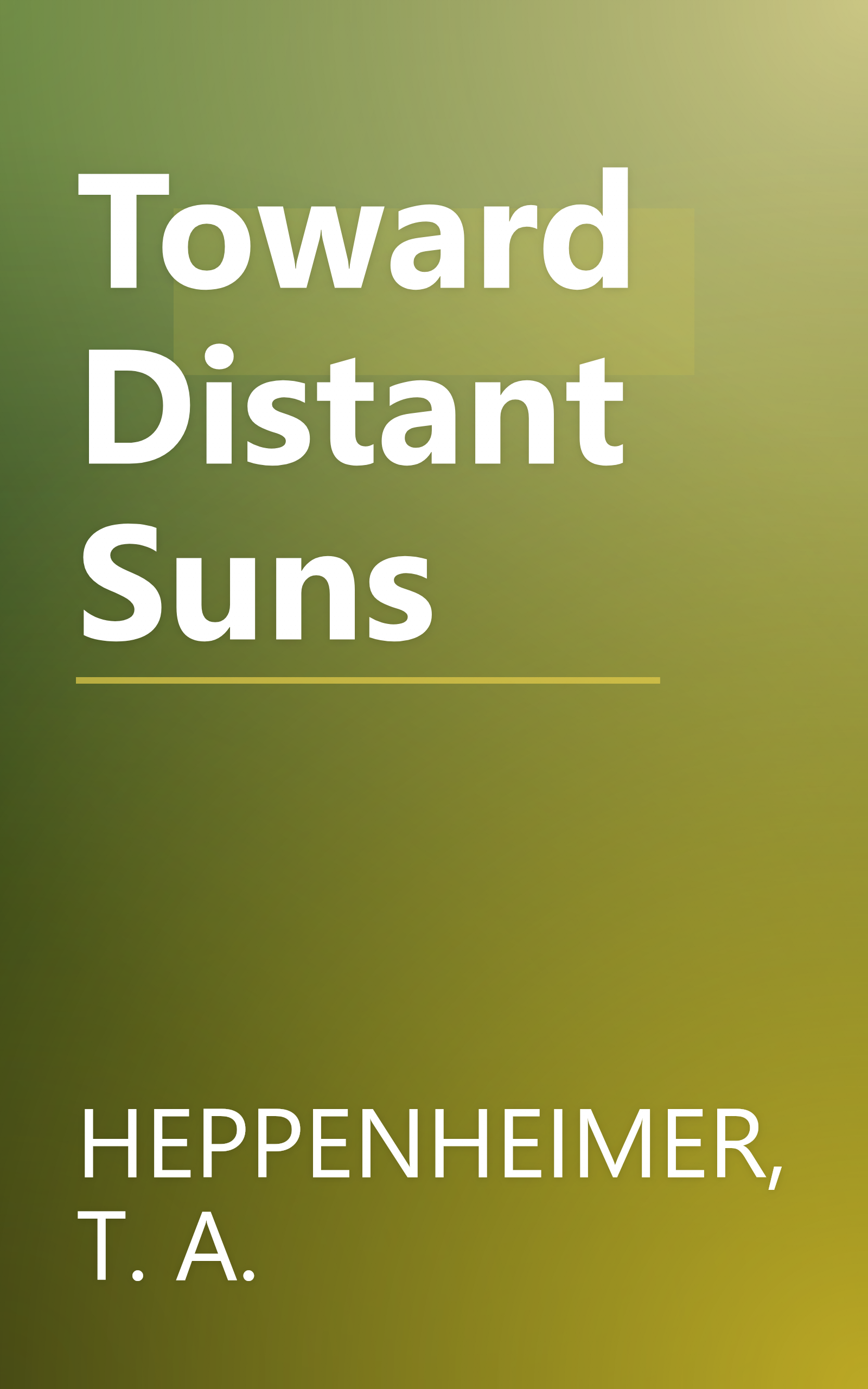 Toward Distant Suns book cover