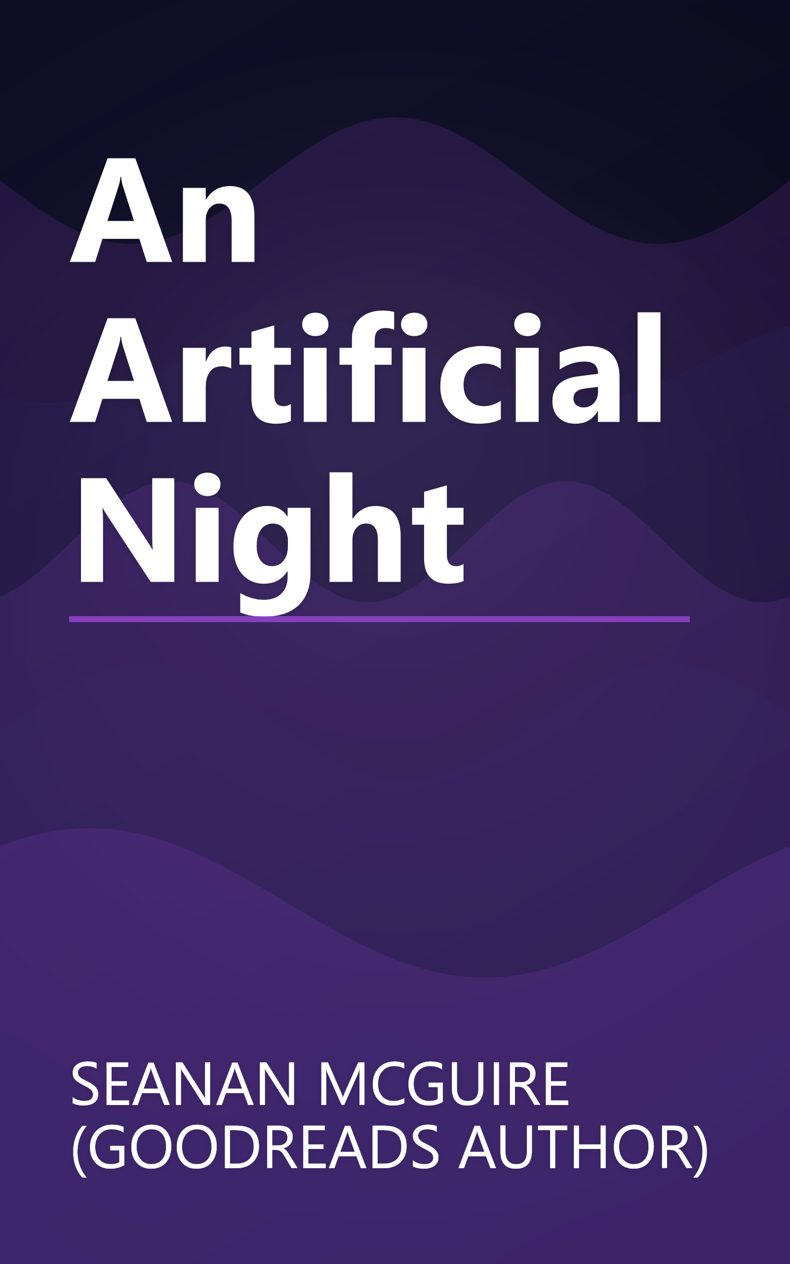 An Artificial Night book cover