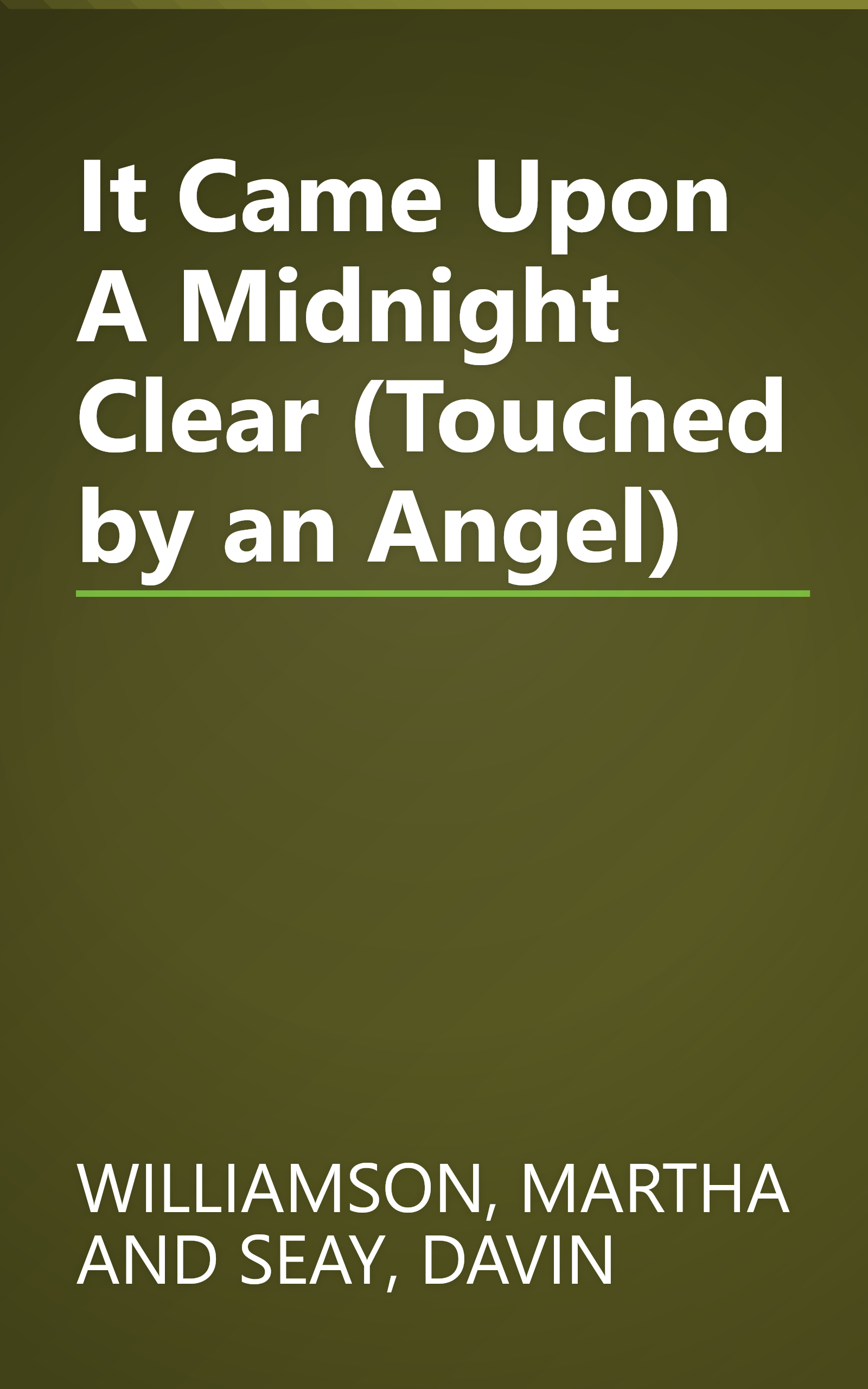 It Came Upon A Midnight Clear (Touched by an Angel) book cover