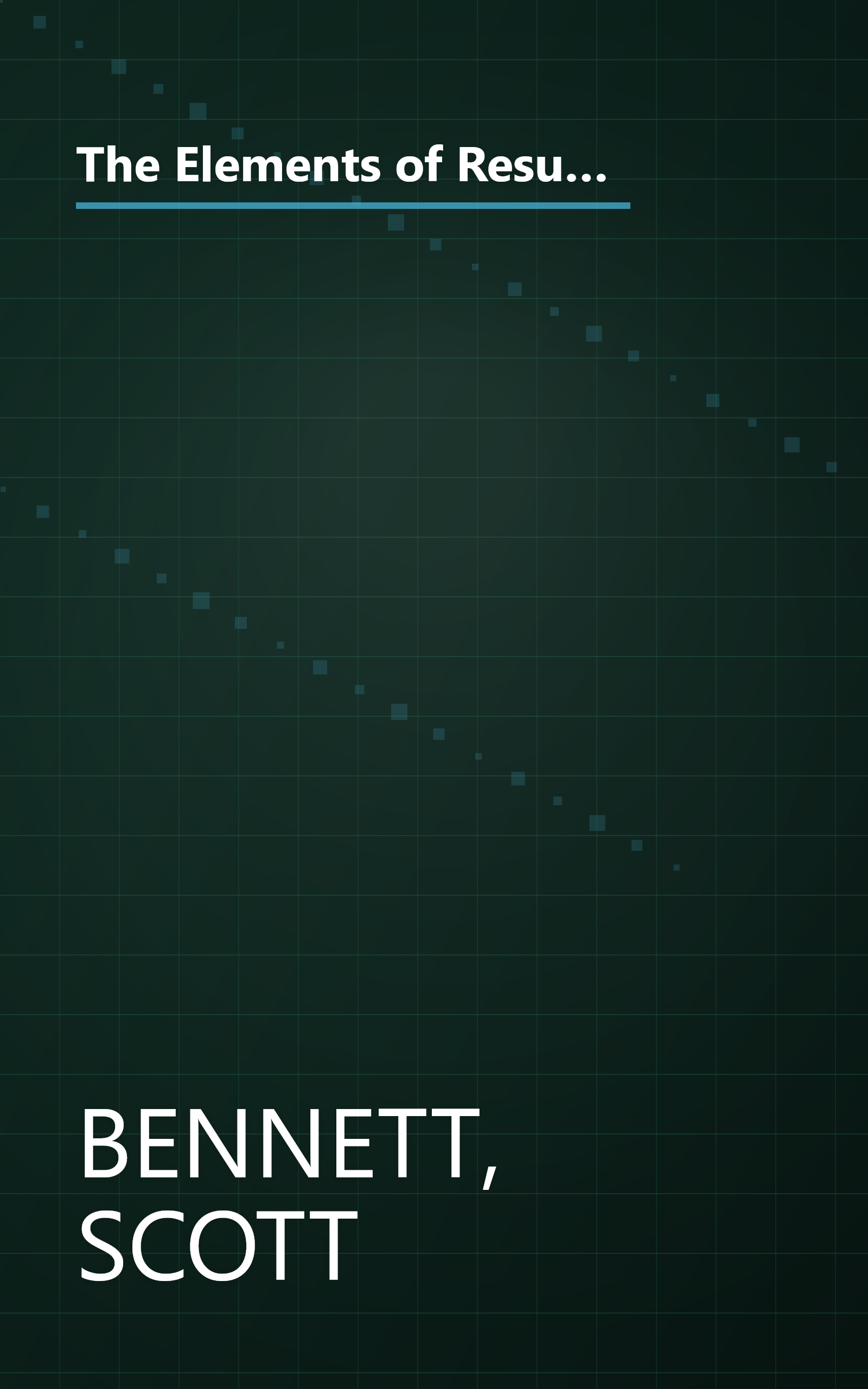 The Elements of Resume Style: Essential Rules and Eye-Opening Advice for Writing Resumes and Cover Letters that Work book cover