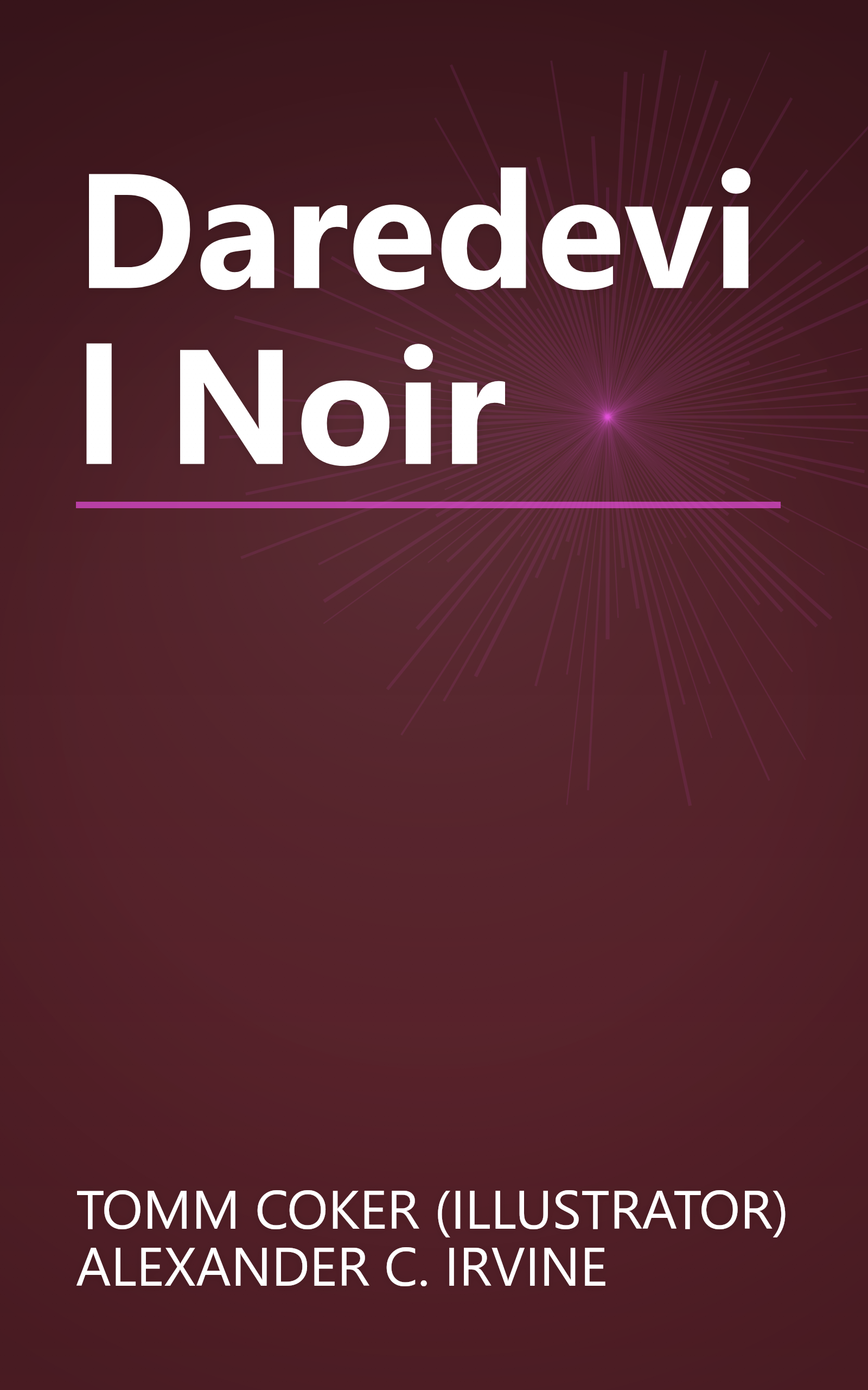 Daredevil Noir book cover