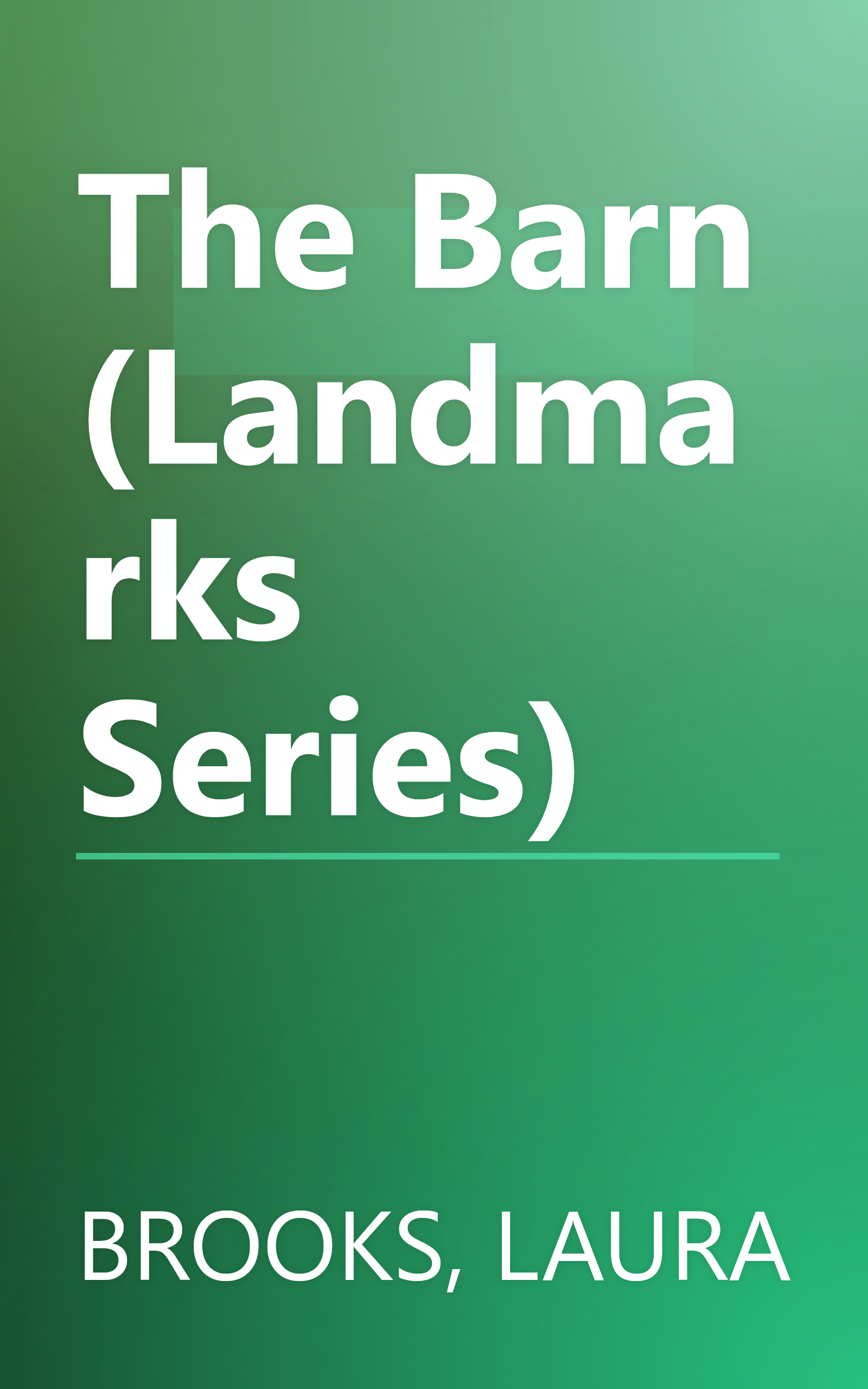 The Barn (Landmarks Series) book cover