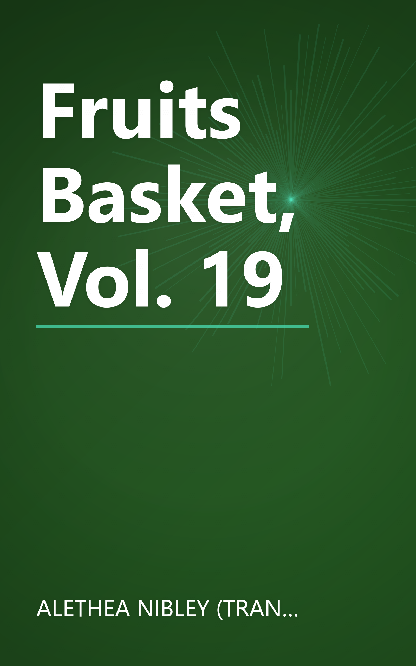 Fruits Basket, Vol. 19 book cover