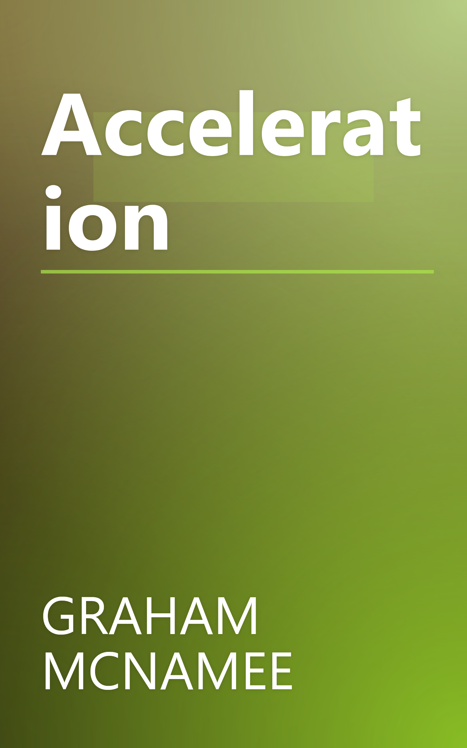 Acceleration book cover