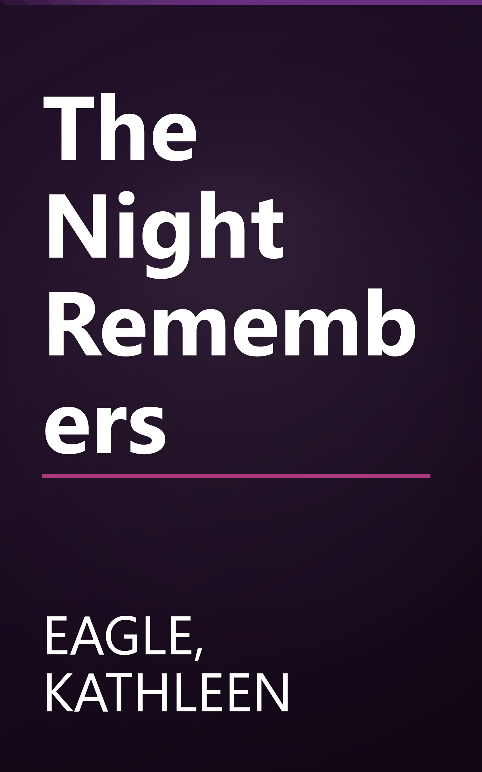 The Night Remembers book cover