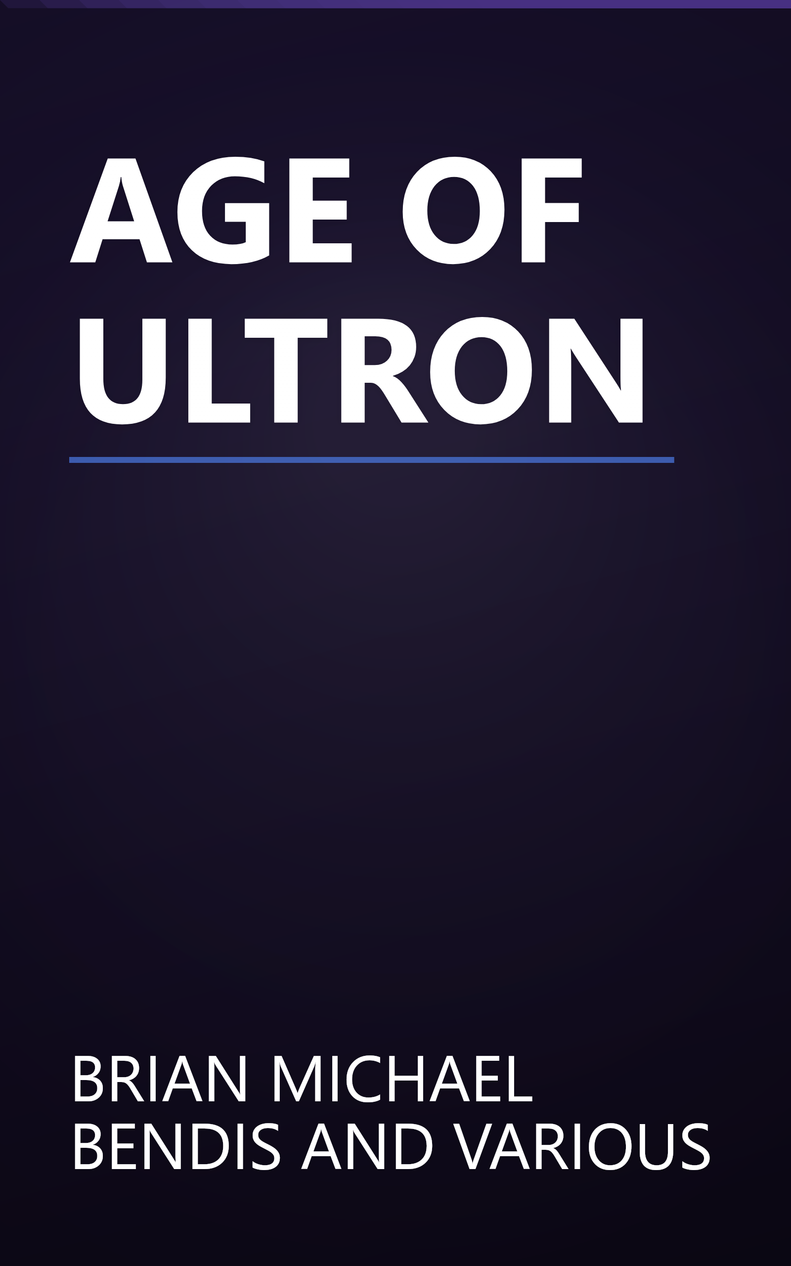 AGE OF ULTRON book cover