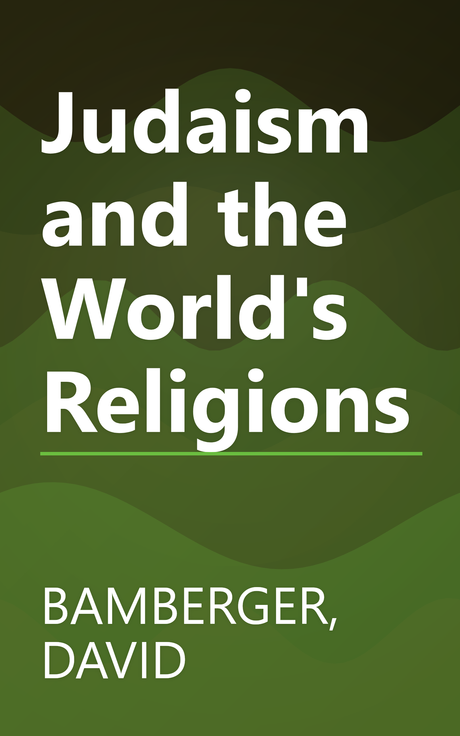 Judaism and the World's Religions book cover