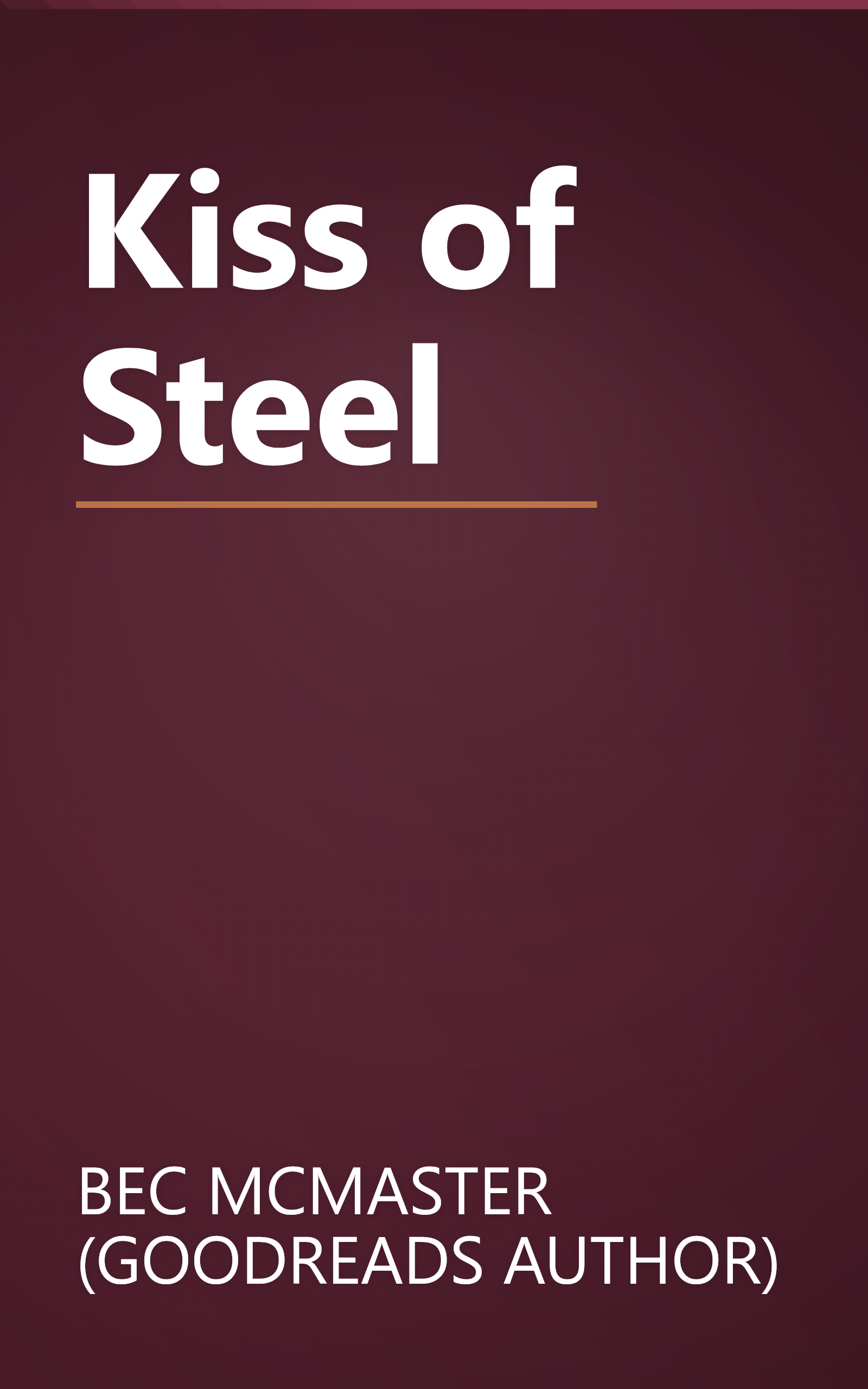 Kiss of Steel book cover