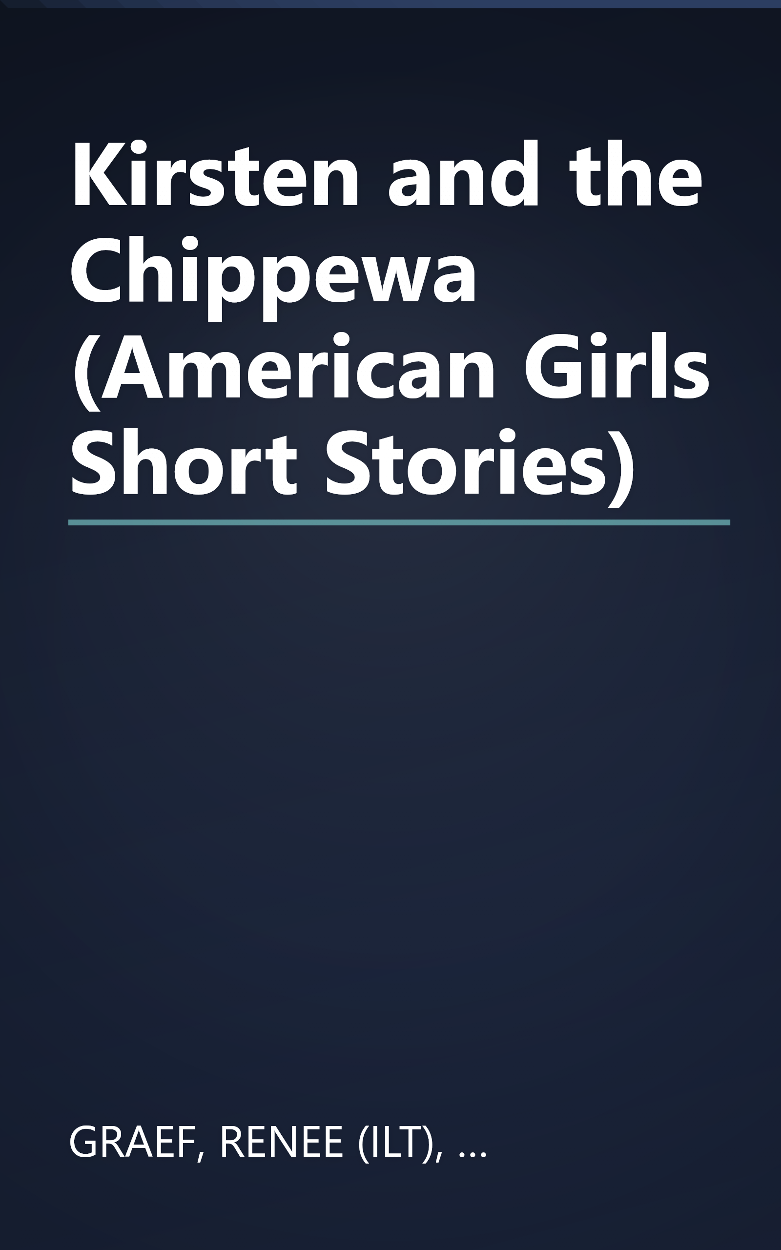 Kirsten and the Chippewa (American Girls Short Stories) book cover