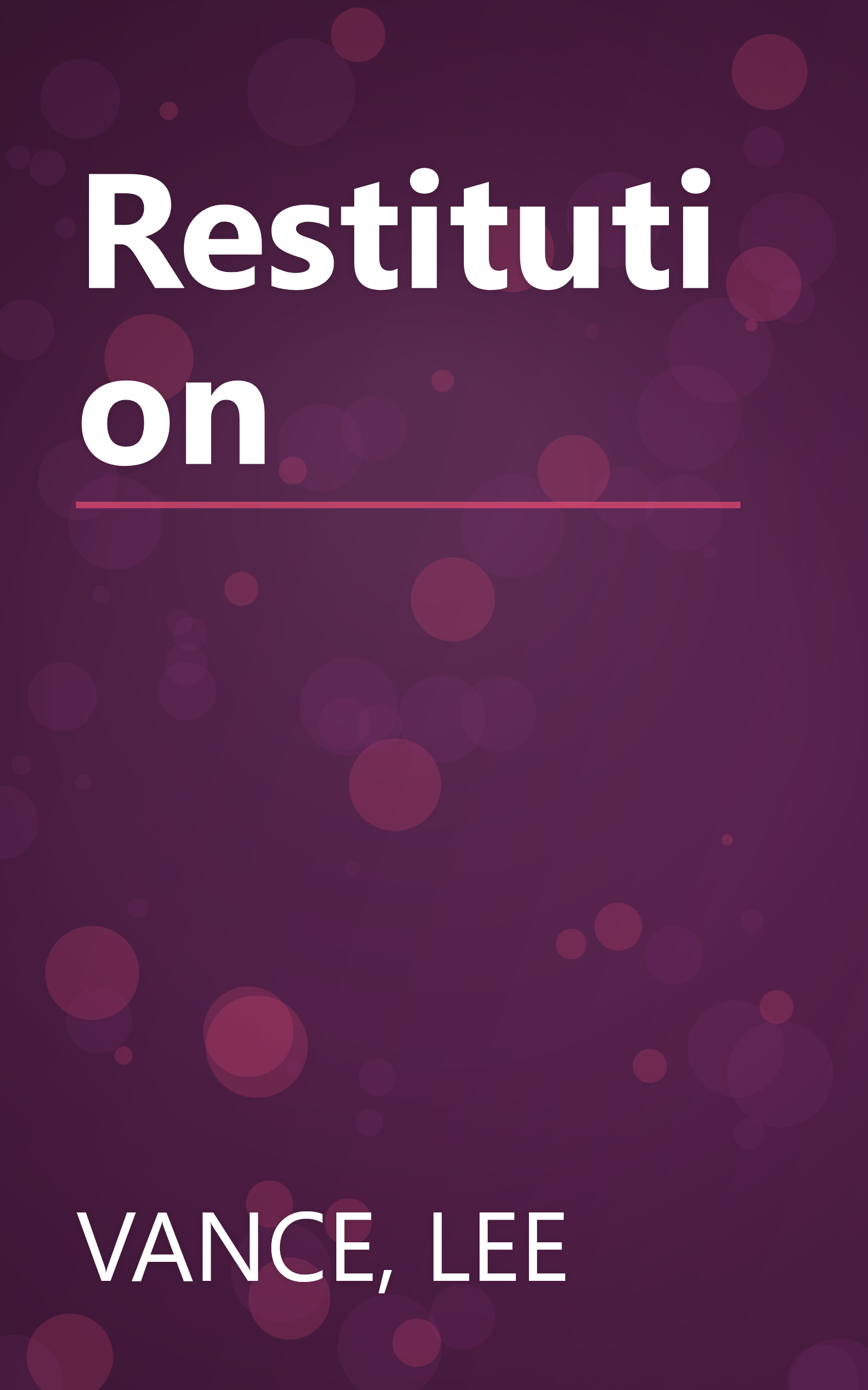 Restitution book cover