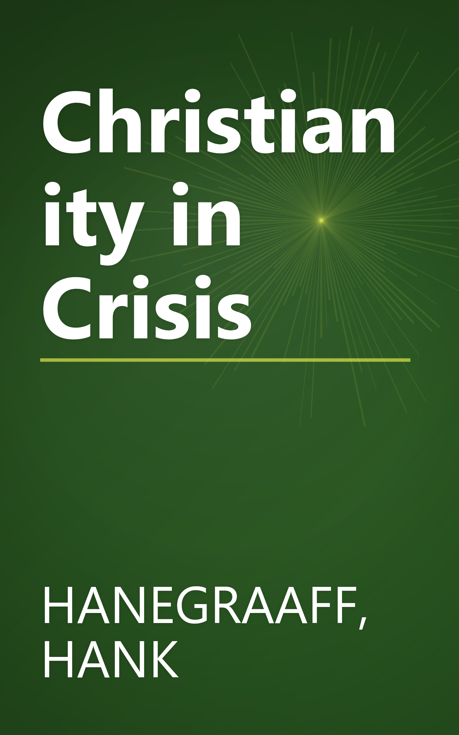 Christianity in Crisis book cover