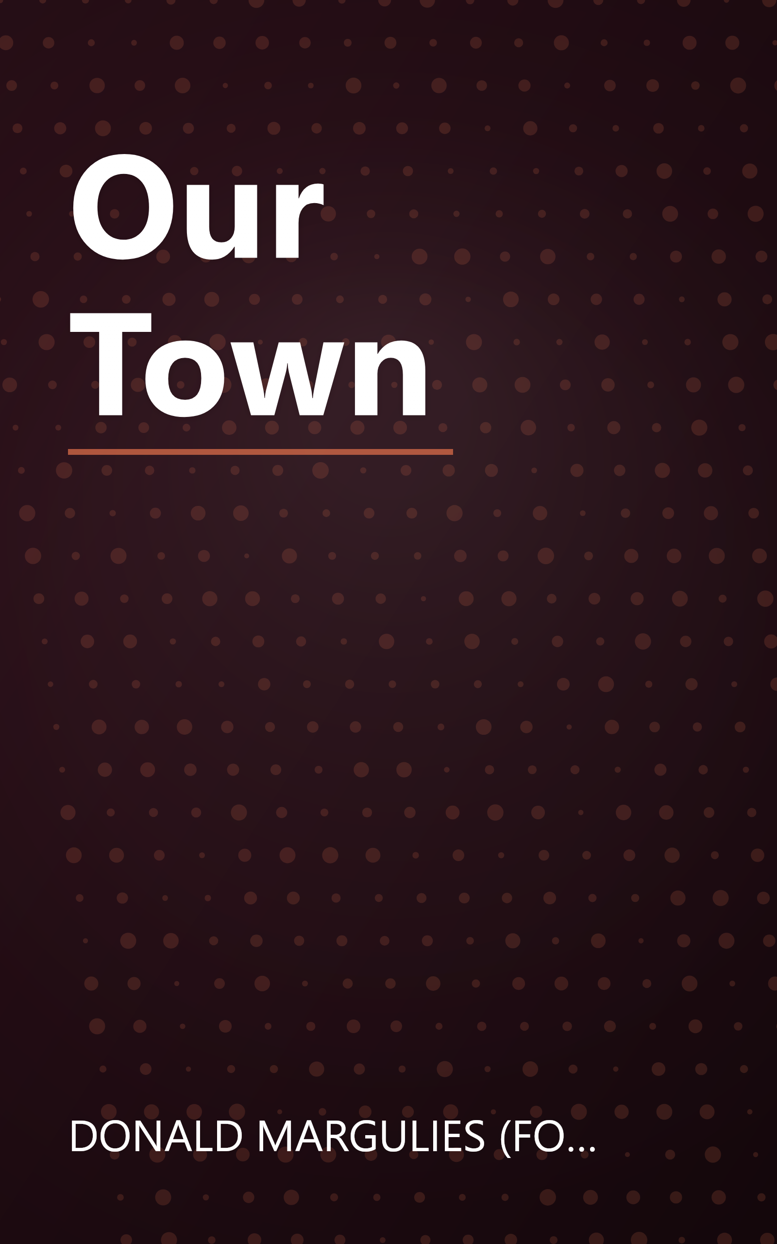 Our Town book cover