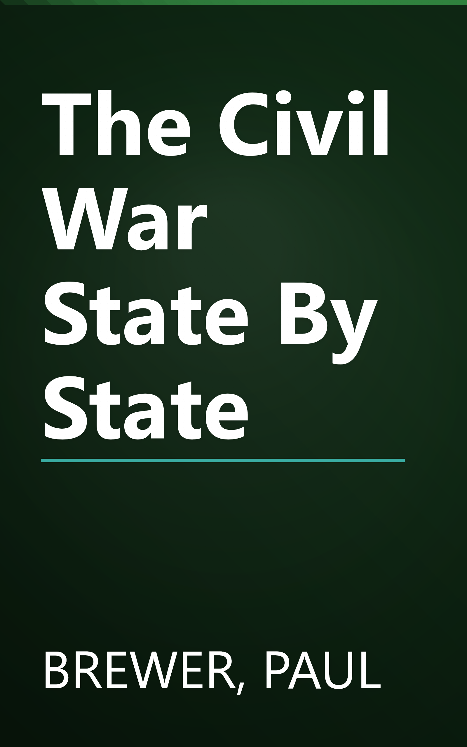 The Civil War State By State book cover