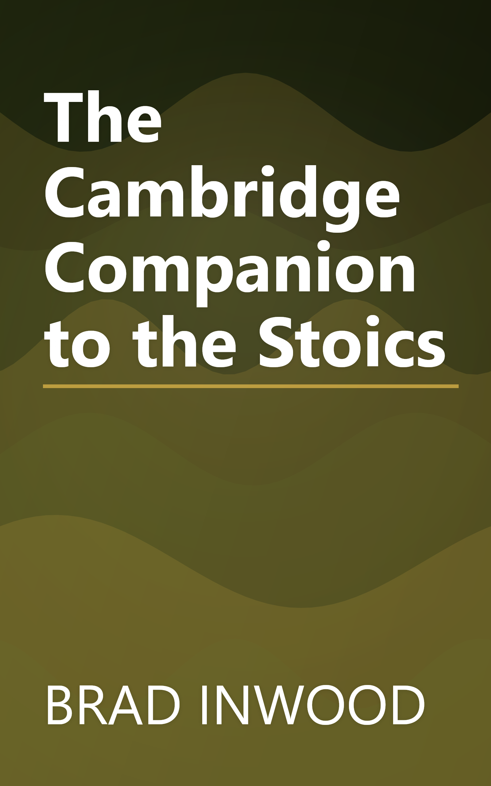 The Cambridge Companion to the Stoics book cover
