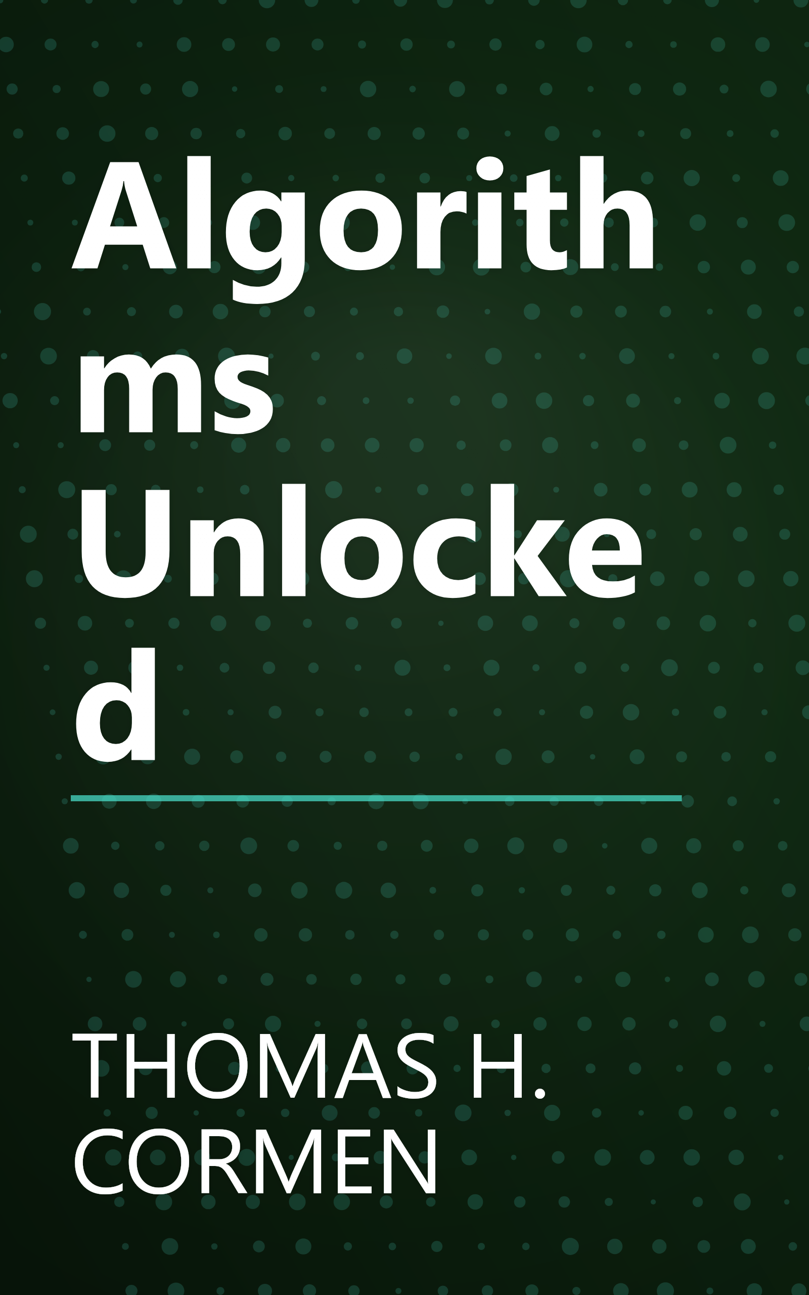 Algorithms Unlocked book cover