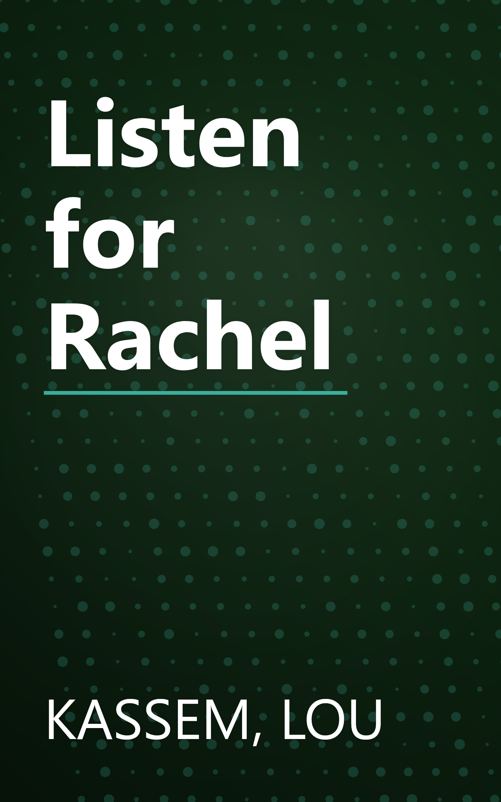 Listen for Rachel book cover