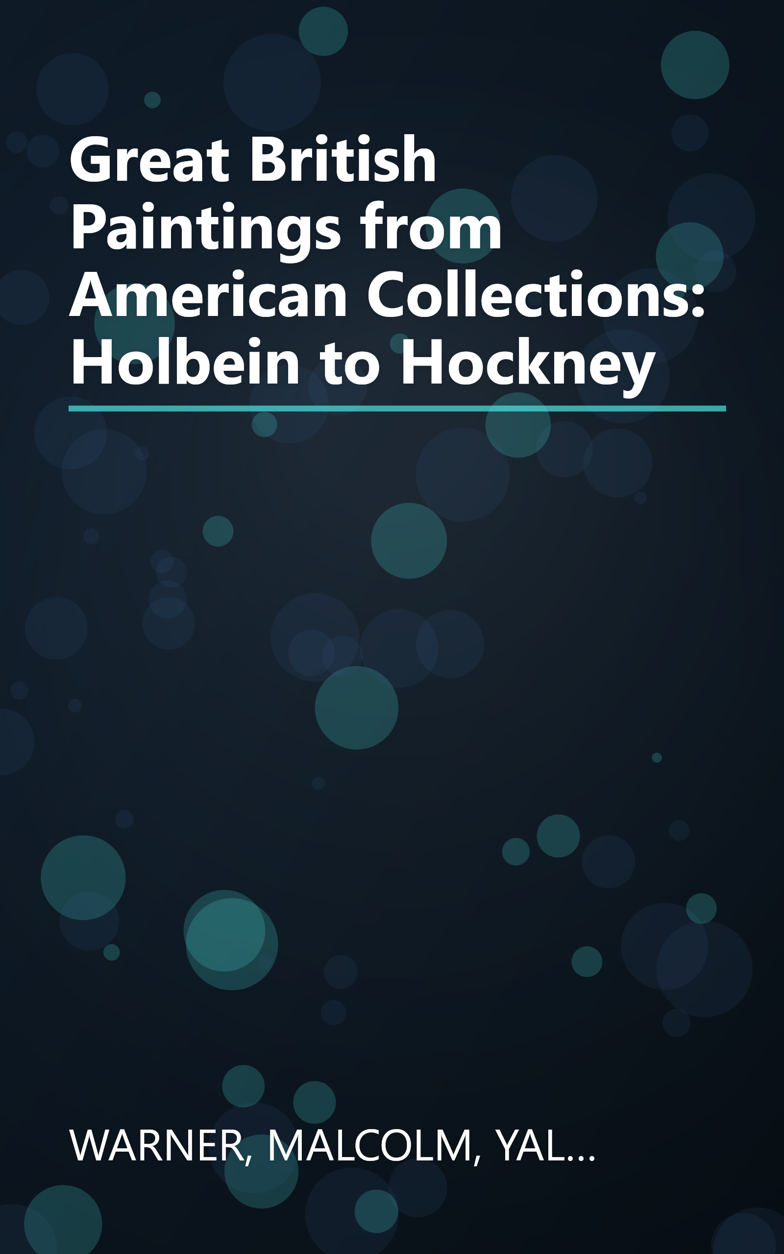 Great British Paintings from American Collections: Holbein to Hockney book cover