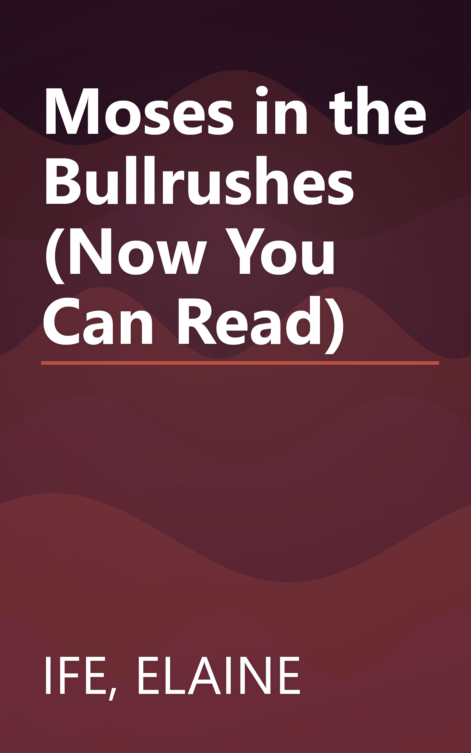 Moses in the Bullrushes (Now You Can Read) book cover