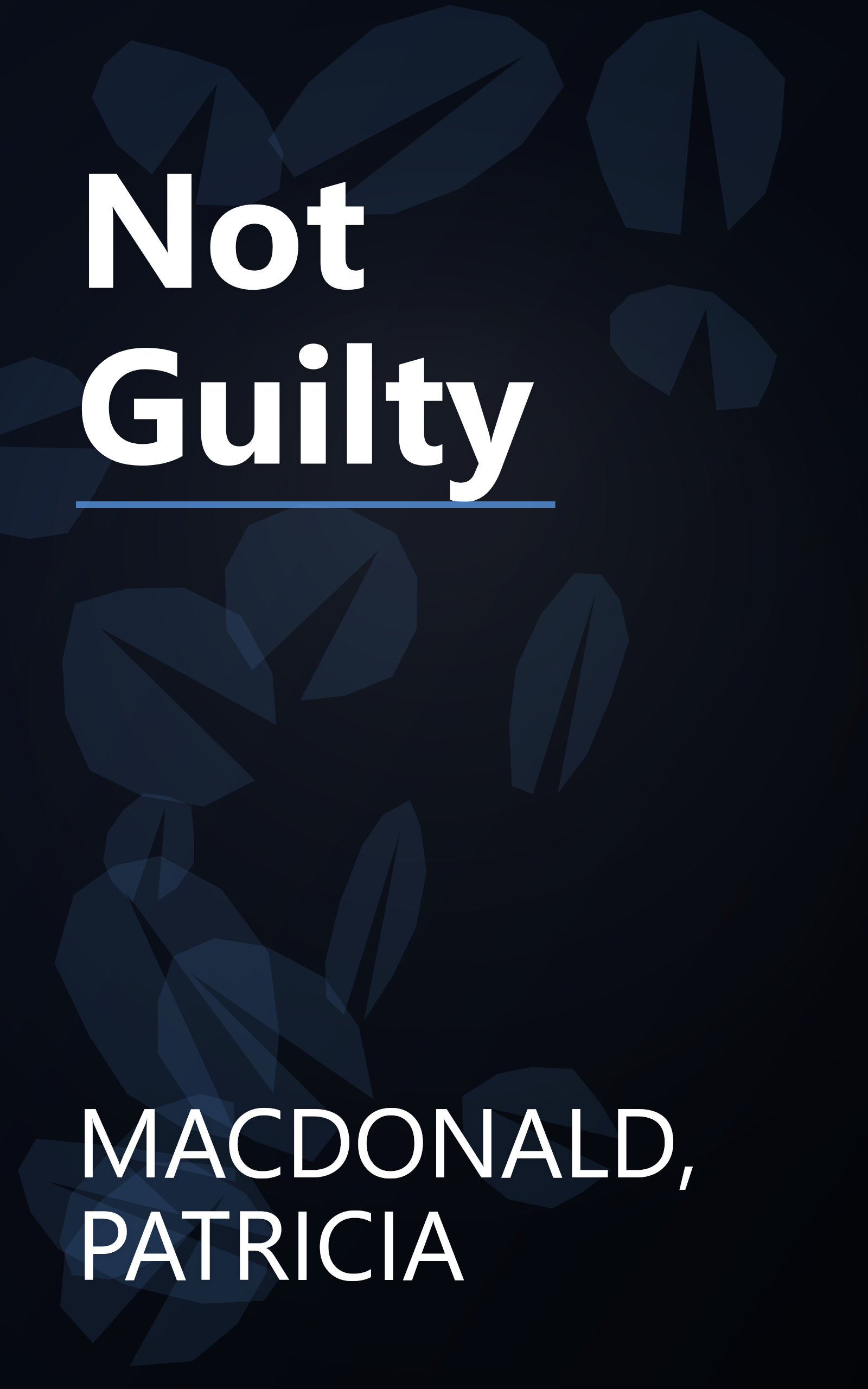 Not Guilty book cover
