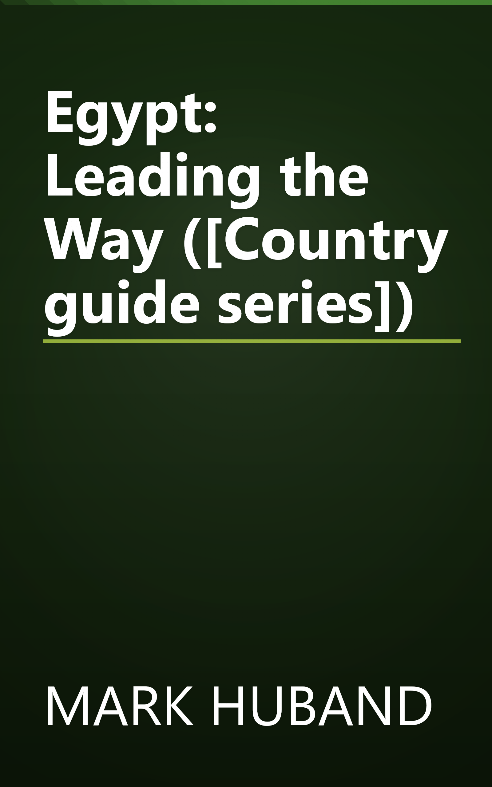 Egypt: Leading the Way ([Country guide series]) book cover