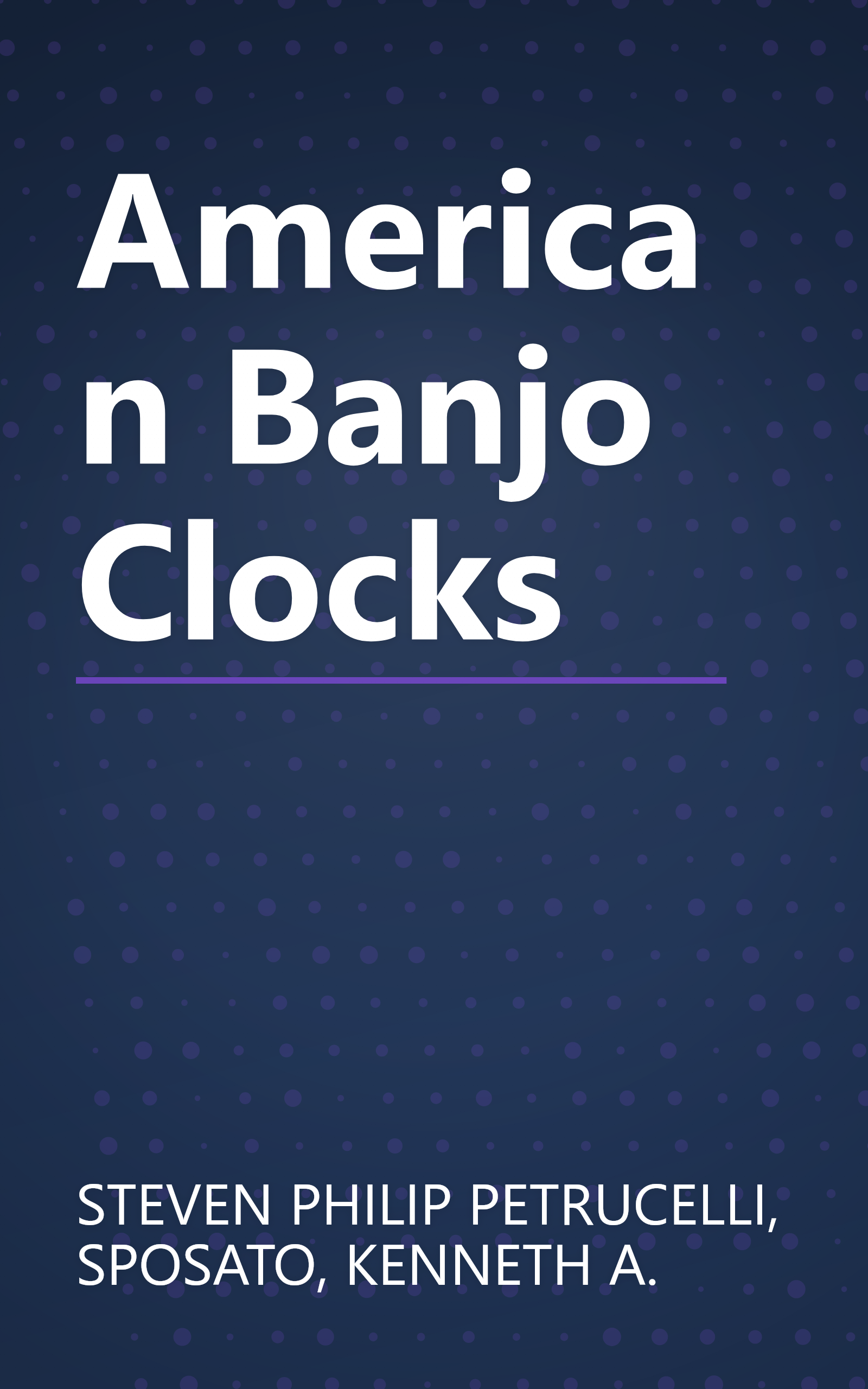 American Banjo Clocks book cover