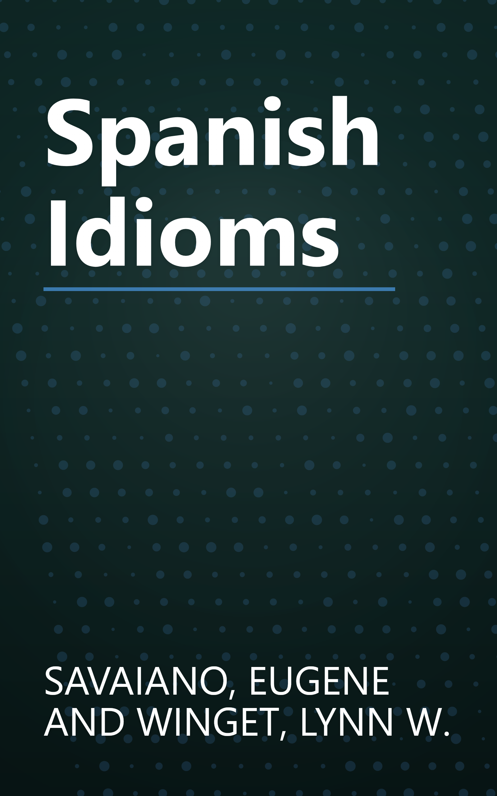 Spanish Idioms book cover