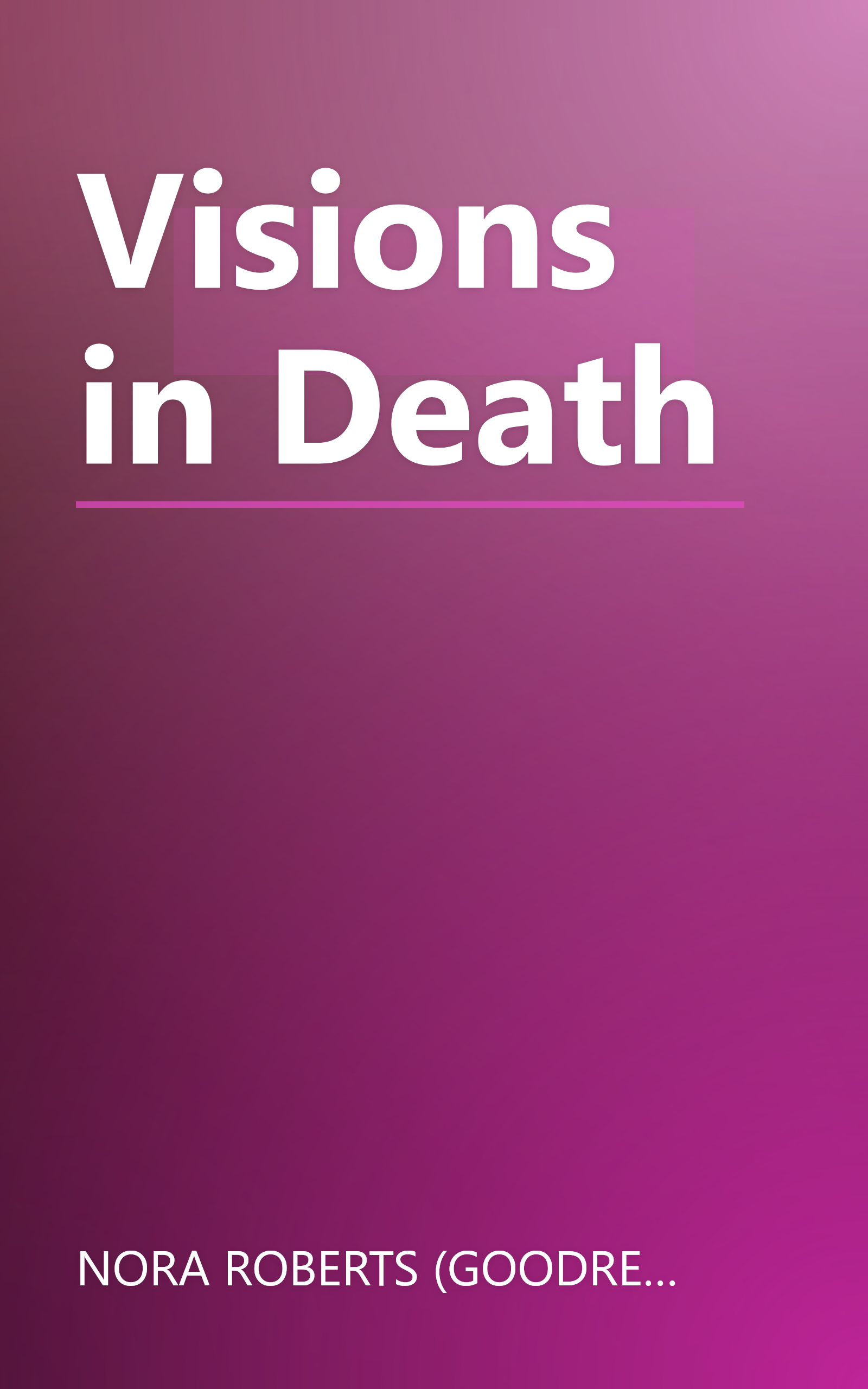 Visions in Death book cover