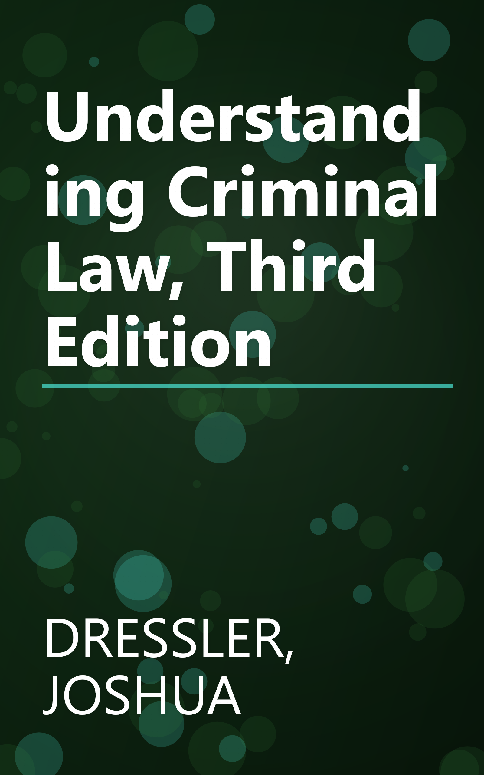 Understanding Criminal Law, Third Edition book cover