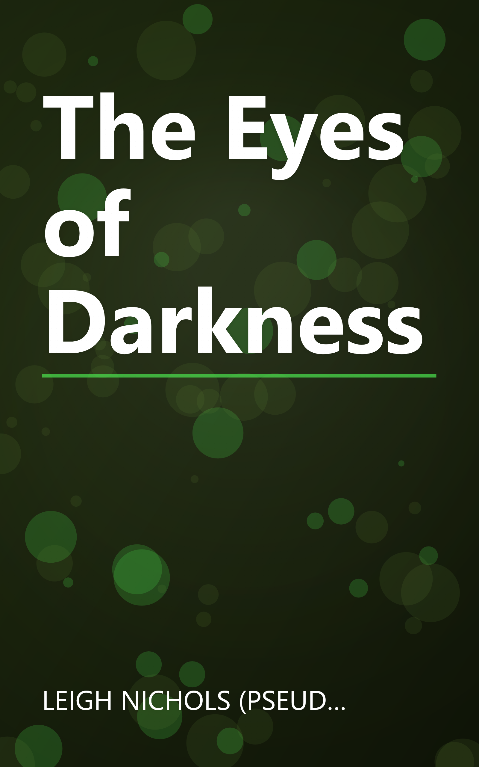 The Eyes of Darkness book cover