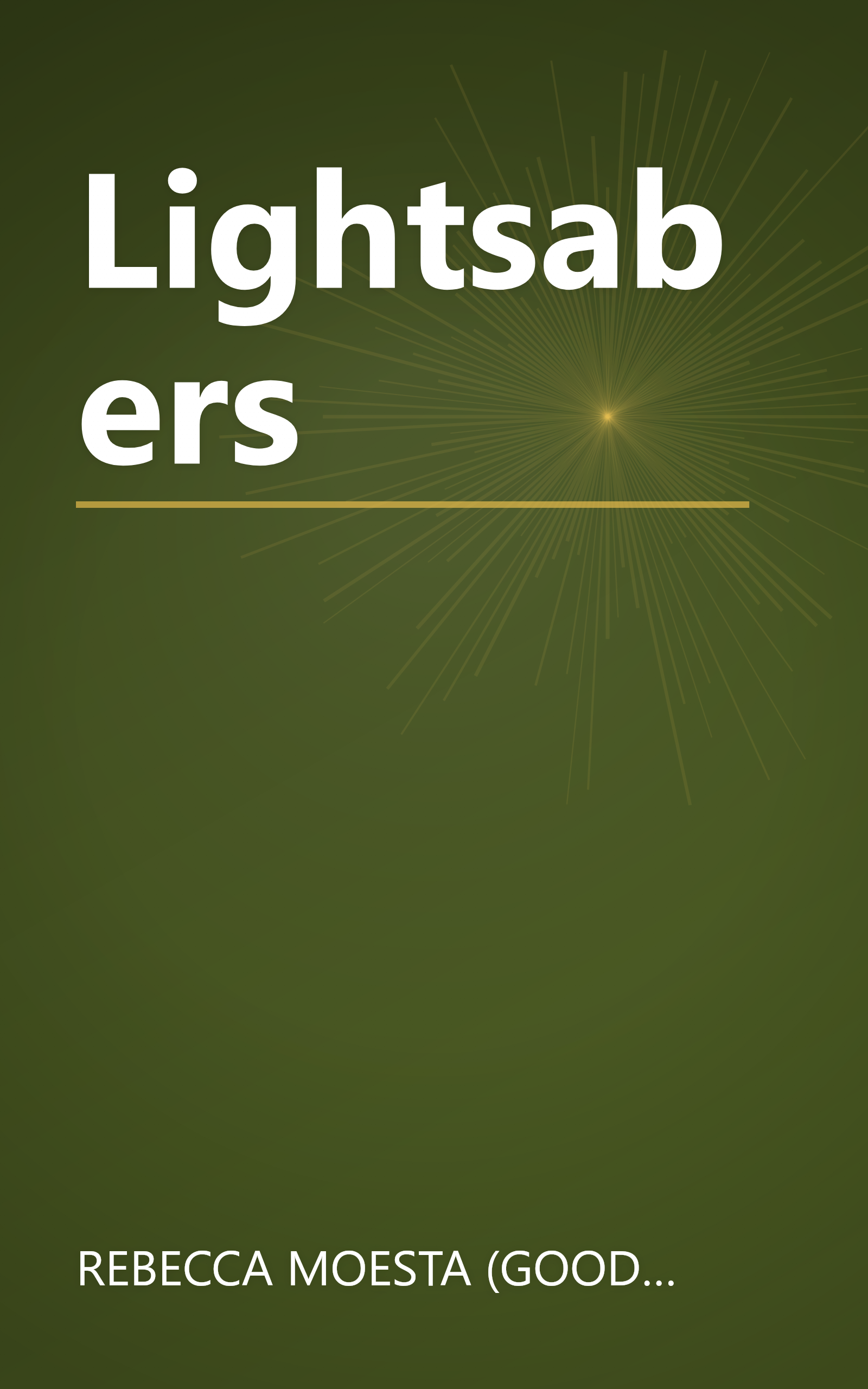 Lightsabers book cover