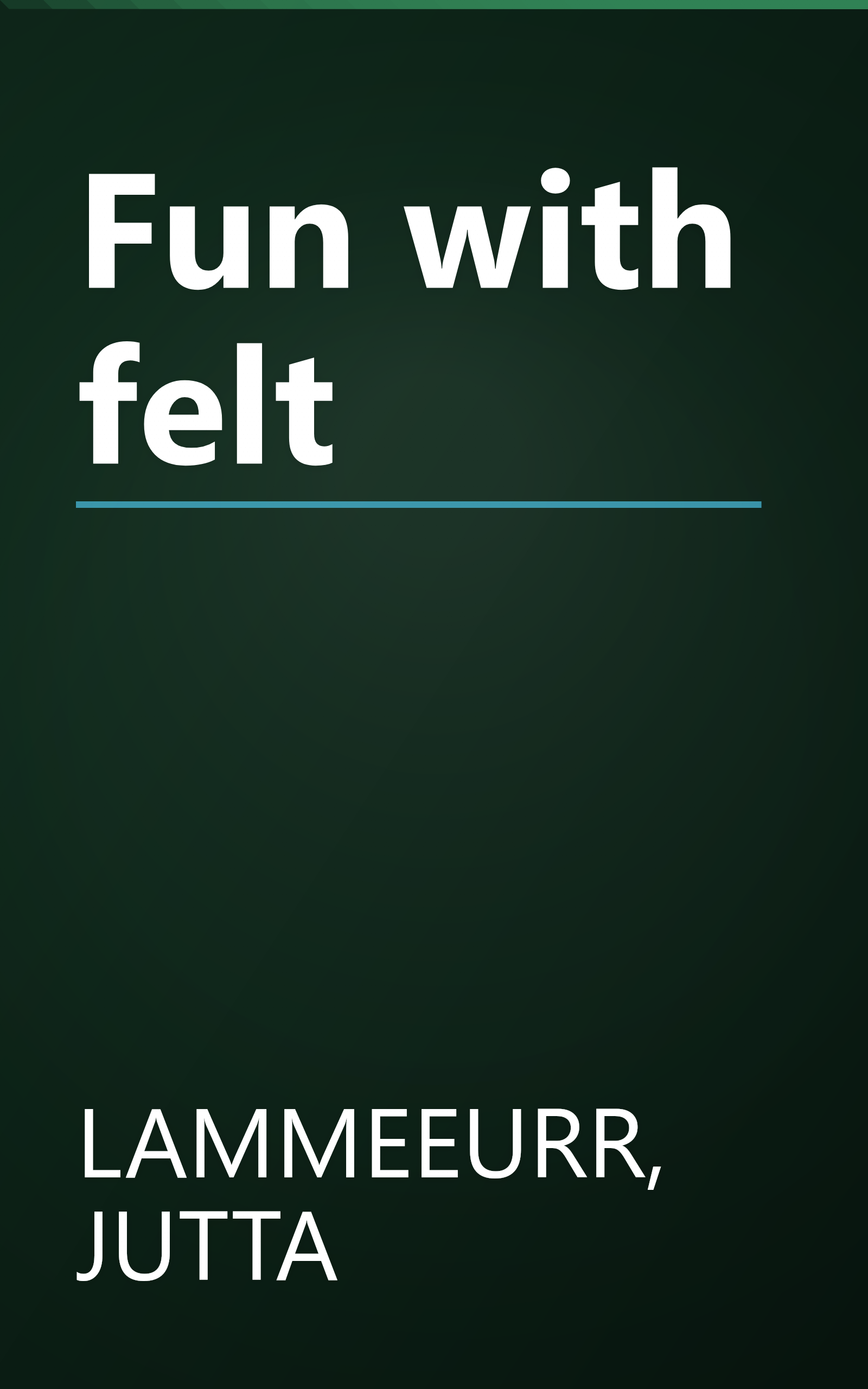 Fun with felt book cover