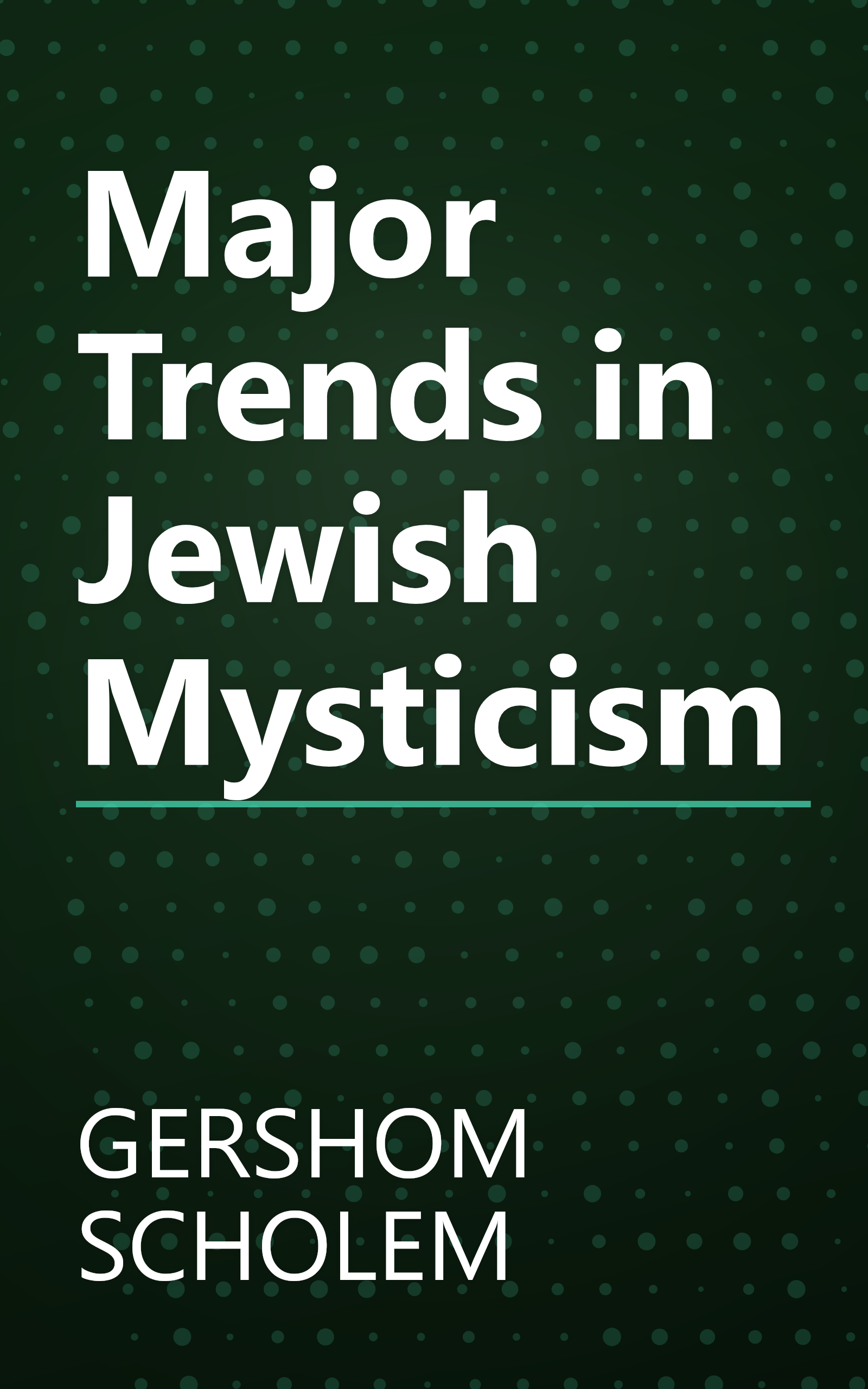 Major Trends in Jewish Mysticism book cover