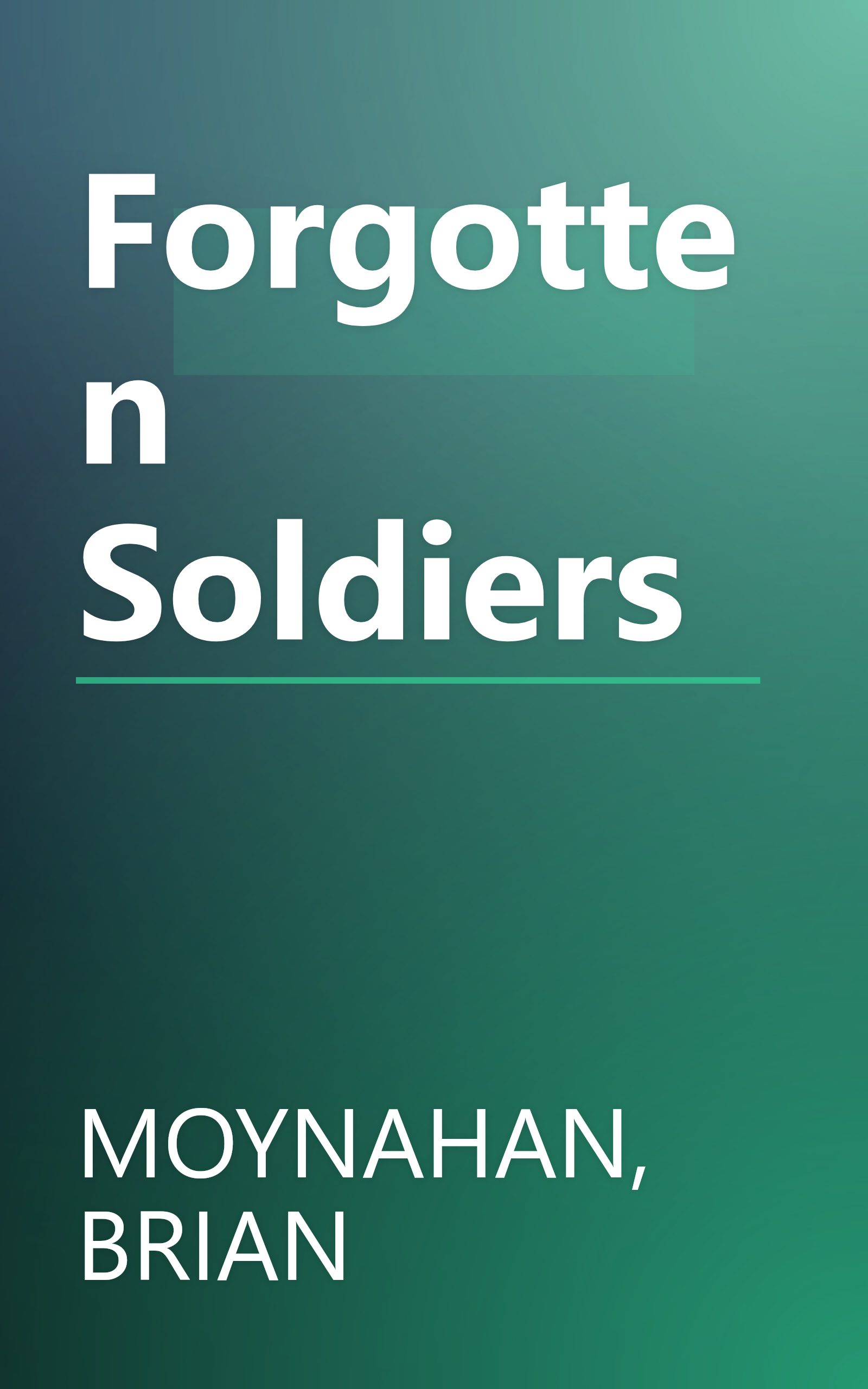 Forgotten Soldiers book cover