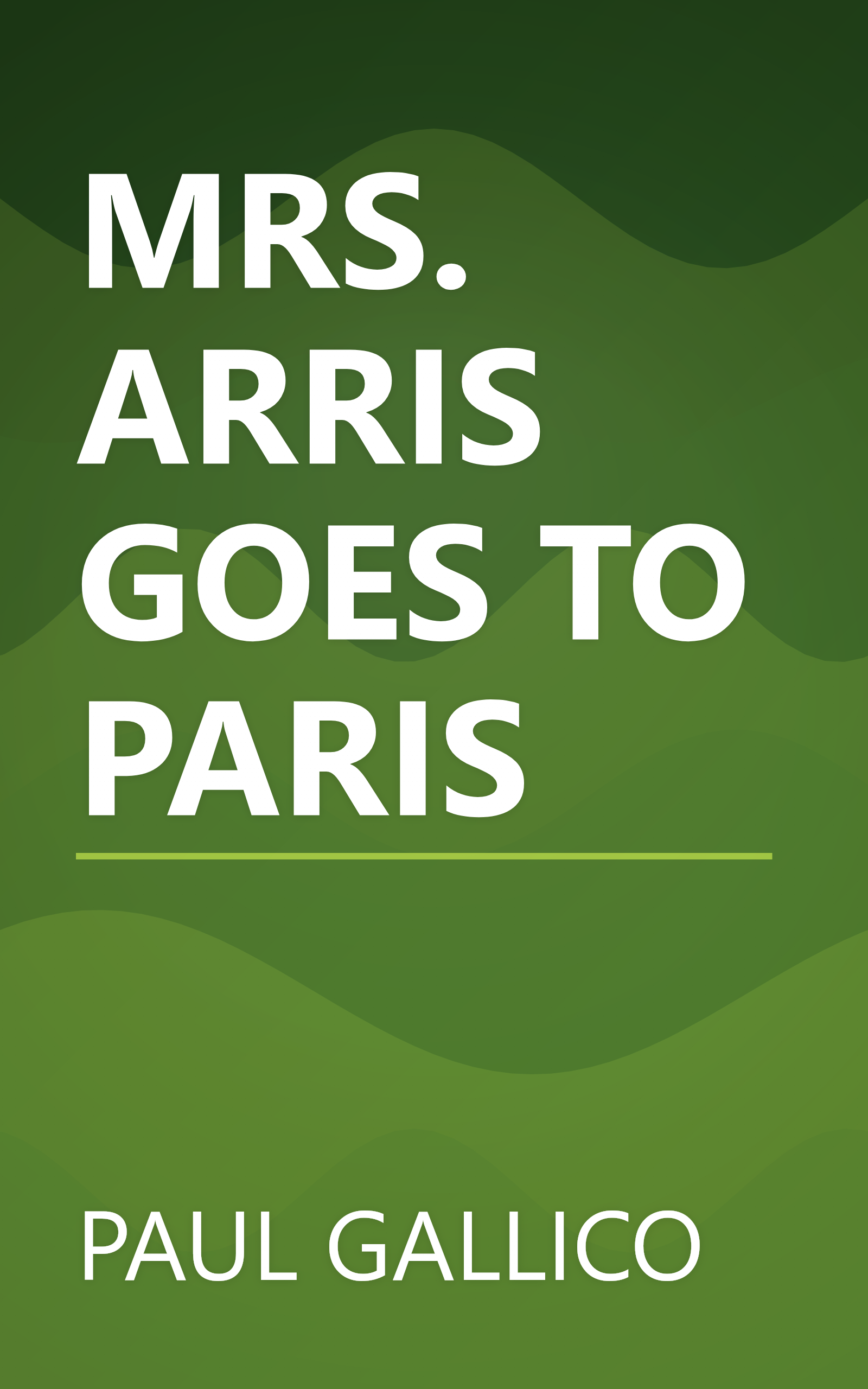 MRS. ARRIS GOES TO PARIS book cover