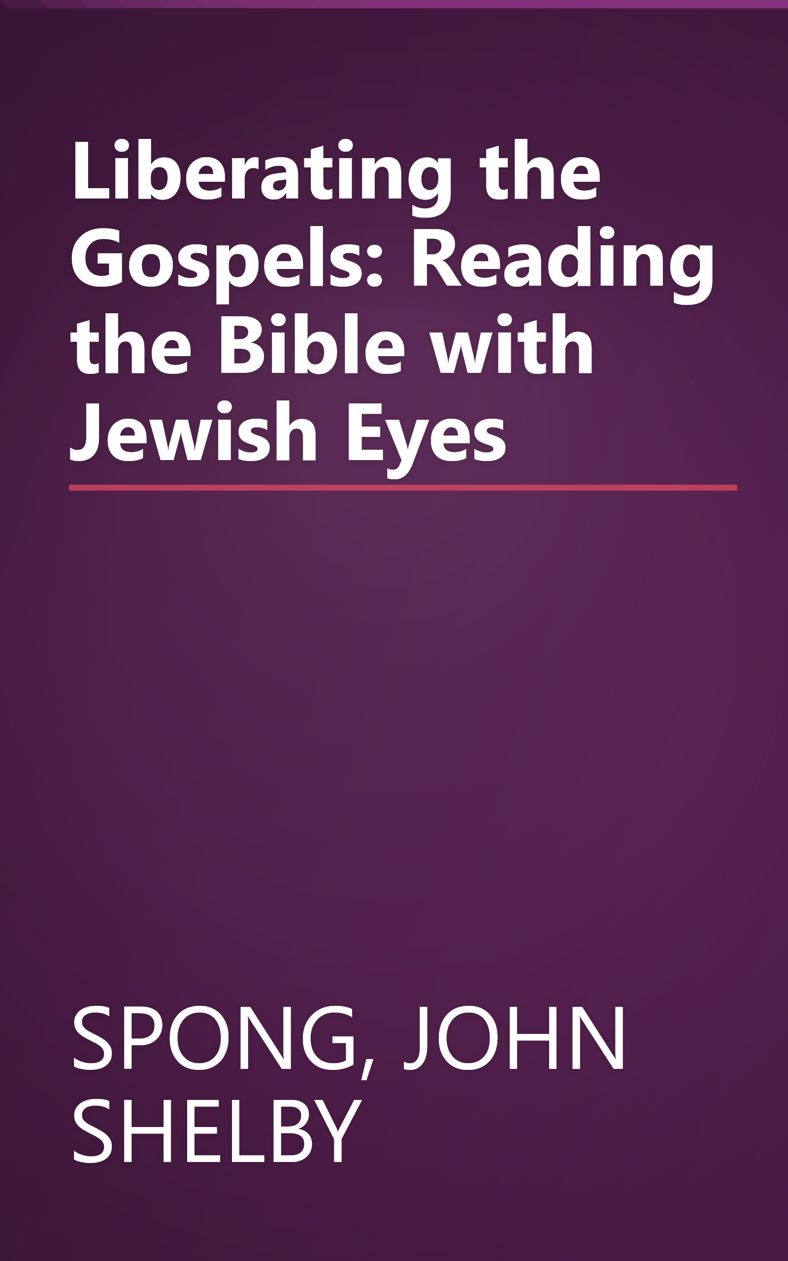 Liberating the Gospels: Reading the Bible with Jewish Eyes book cover