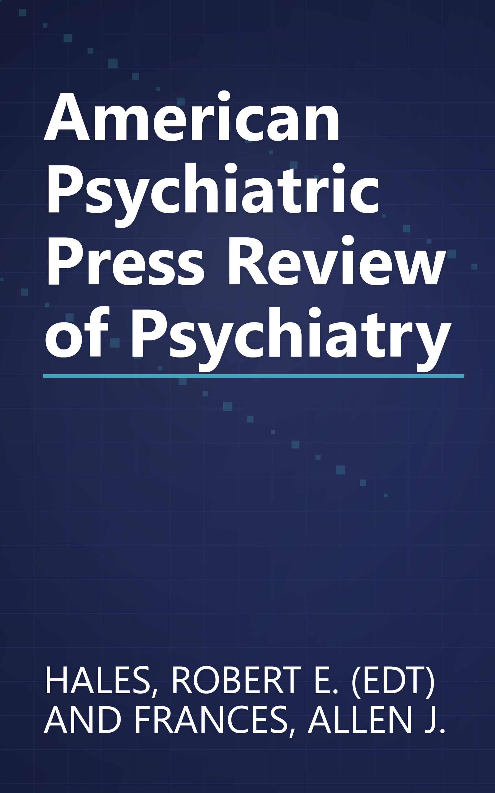 American Psychiatric Press Review of Psychiatry book cover
