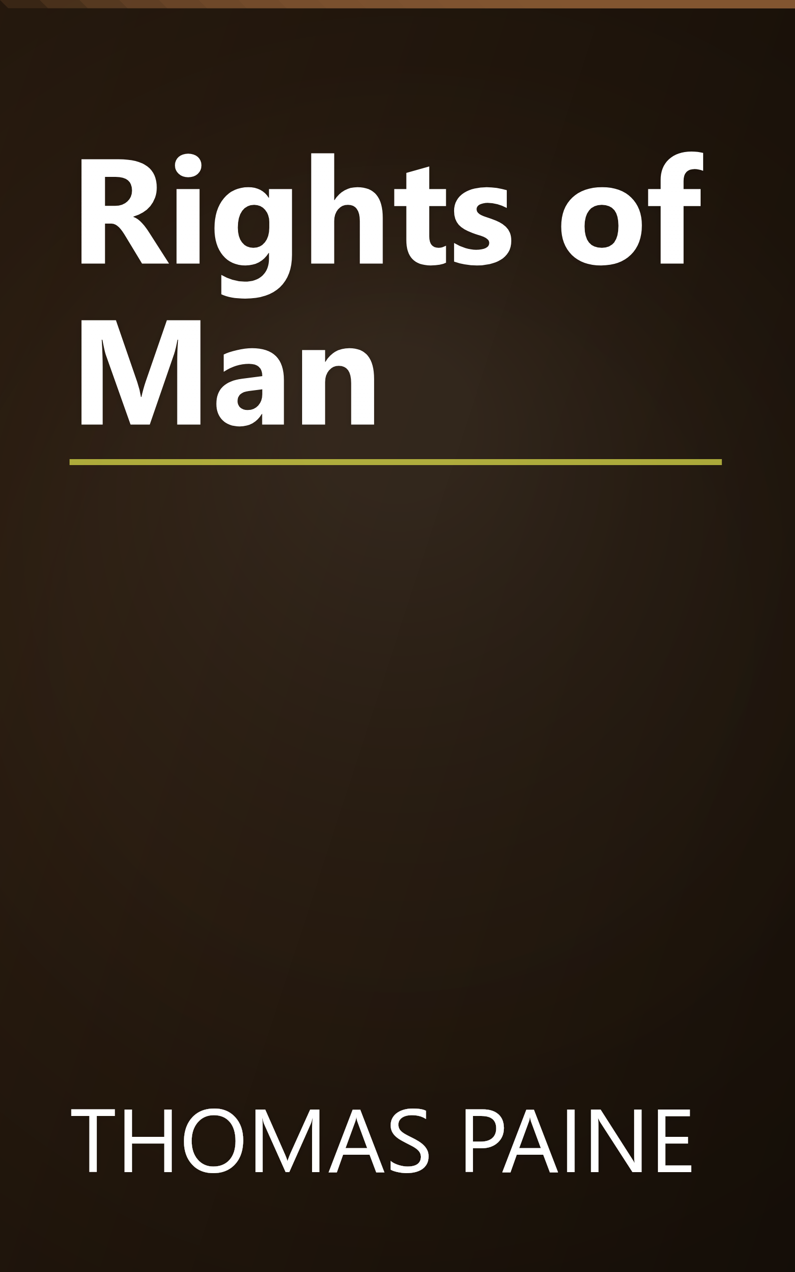 Rights of Man book cover