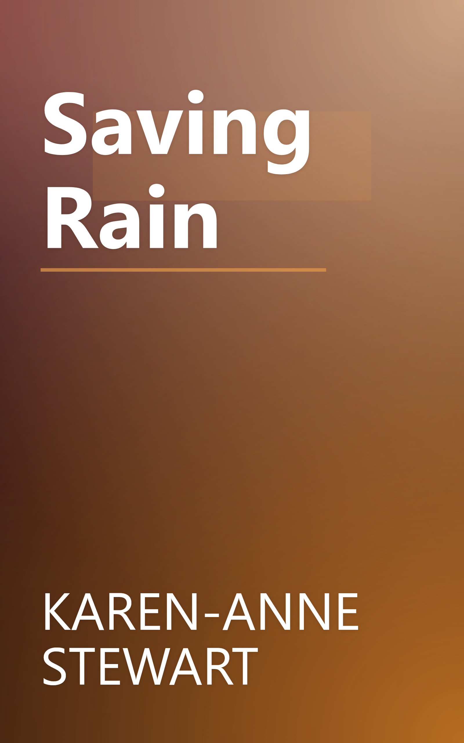 Saving Rain book cover